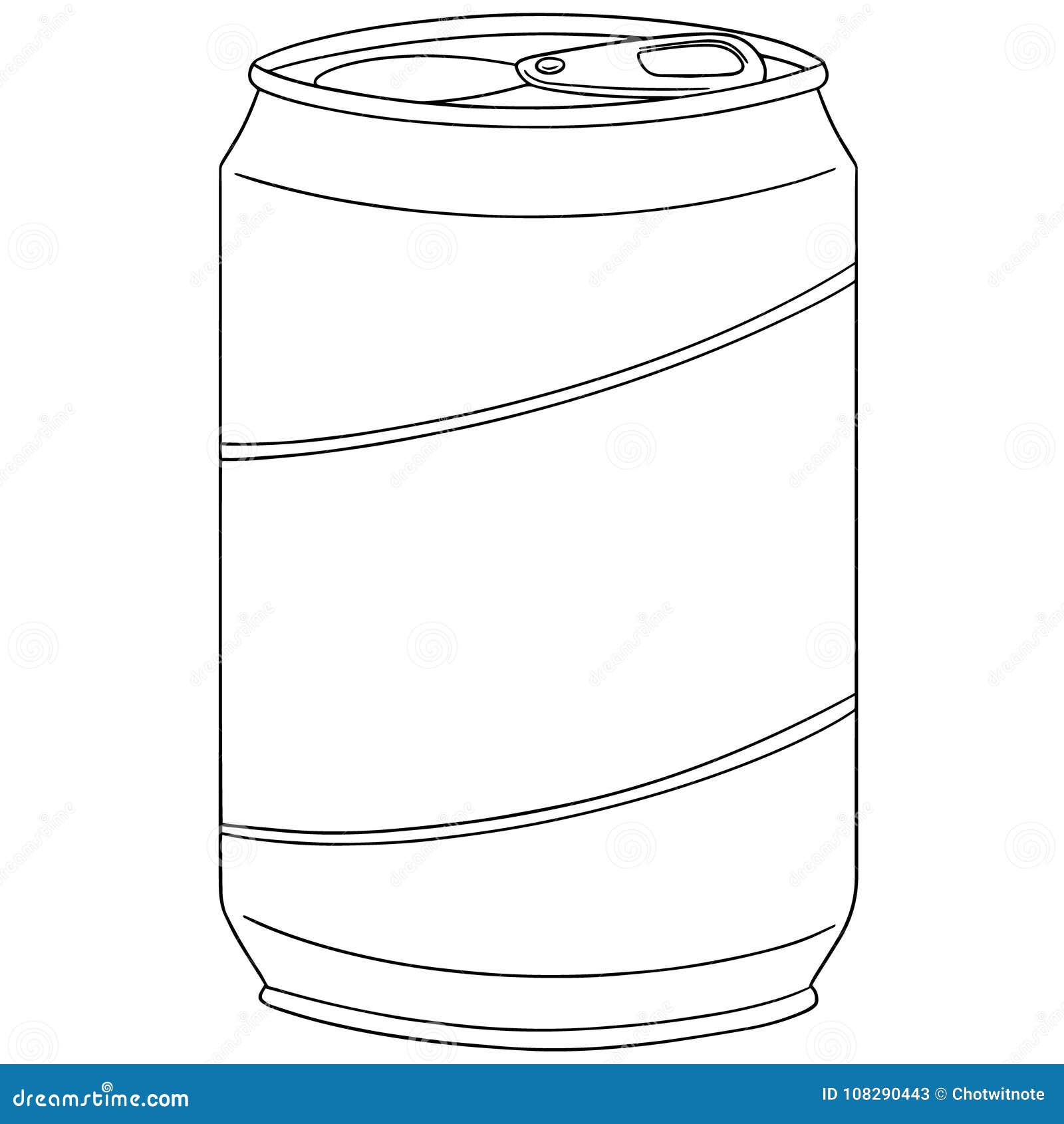 Vektorsatz der Dose vektor abbildung. Illustration von ring - 108290443