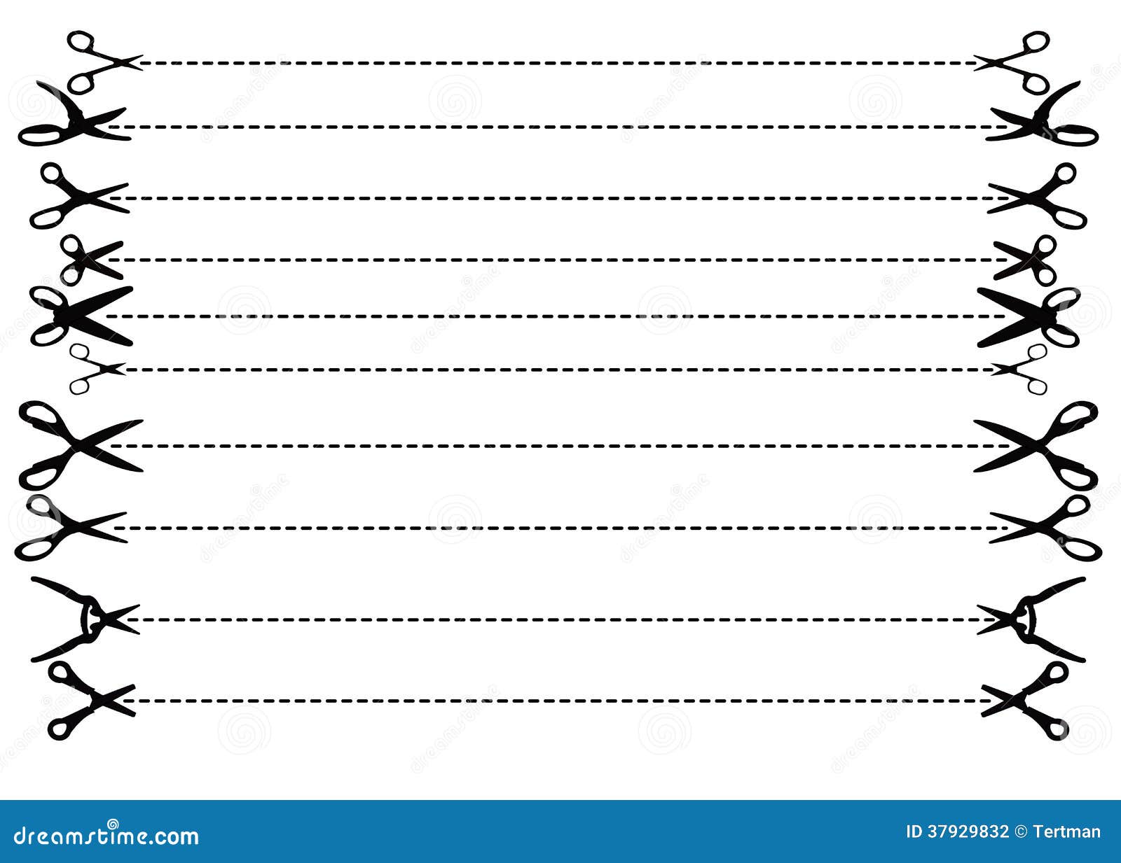 Vektorsax Med Streckade Linjer Vektor Illustrationer - Illustration av ...