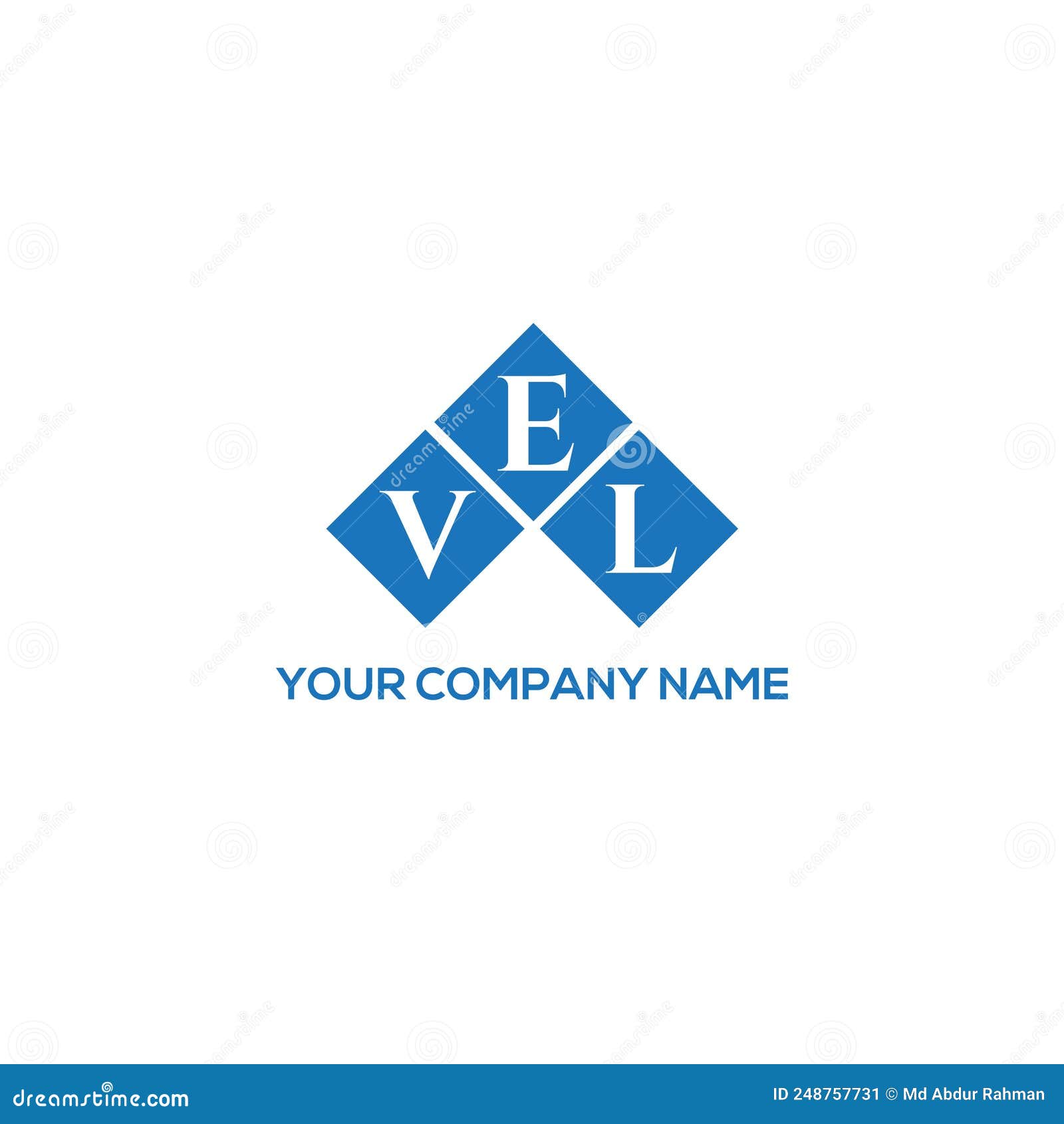 VEL Letter Logo Design on BLACK Background. VEL Creative Initials ...