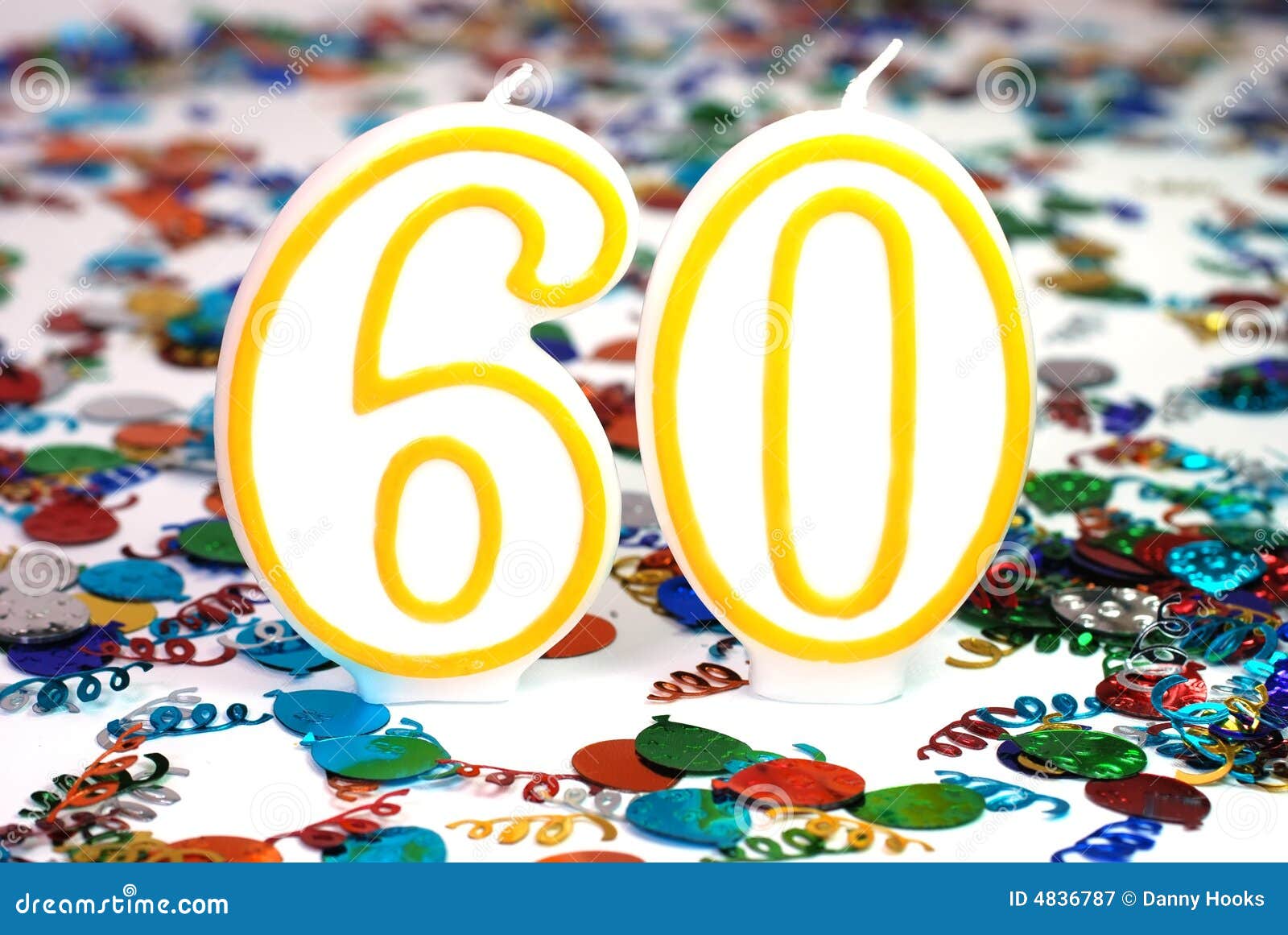 Vela De La Celebración - Número 60 Imagen de archivo - Imagen de ...