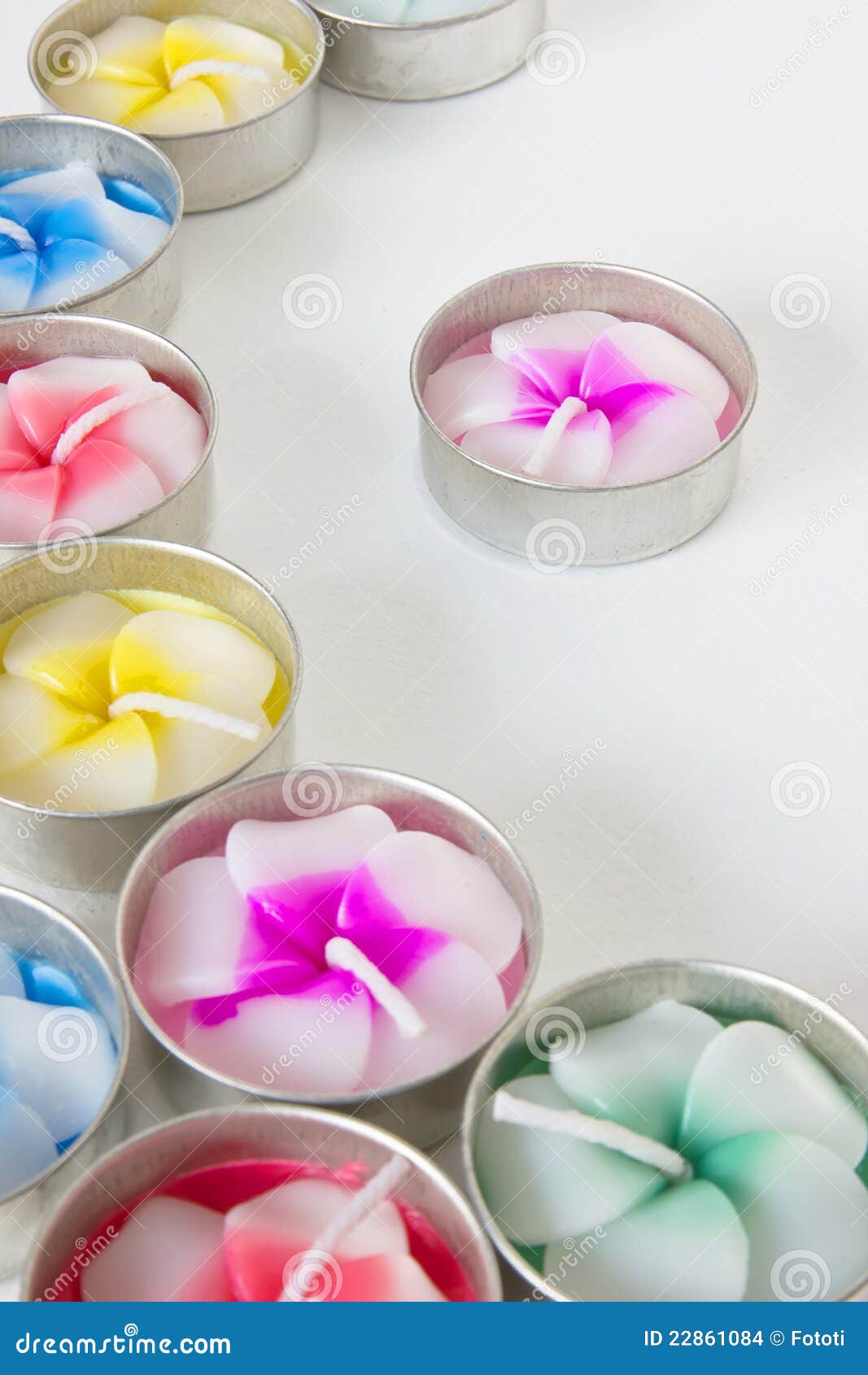 Velas perfumadas foto de archivo. Imagen de materia, aroma - 22861084