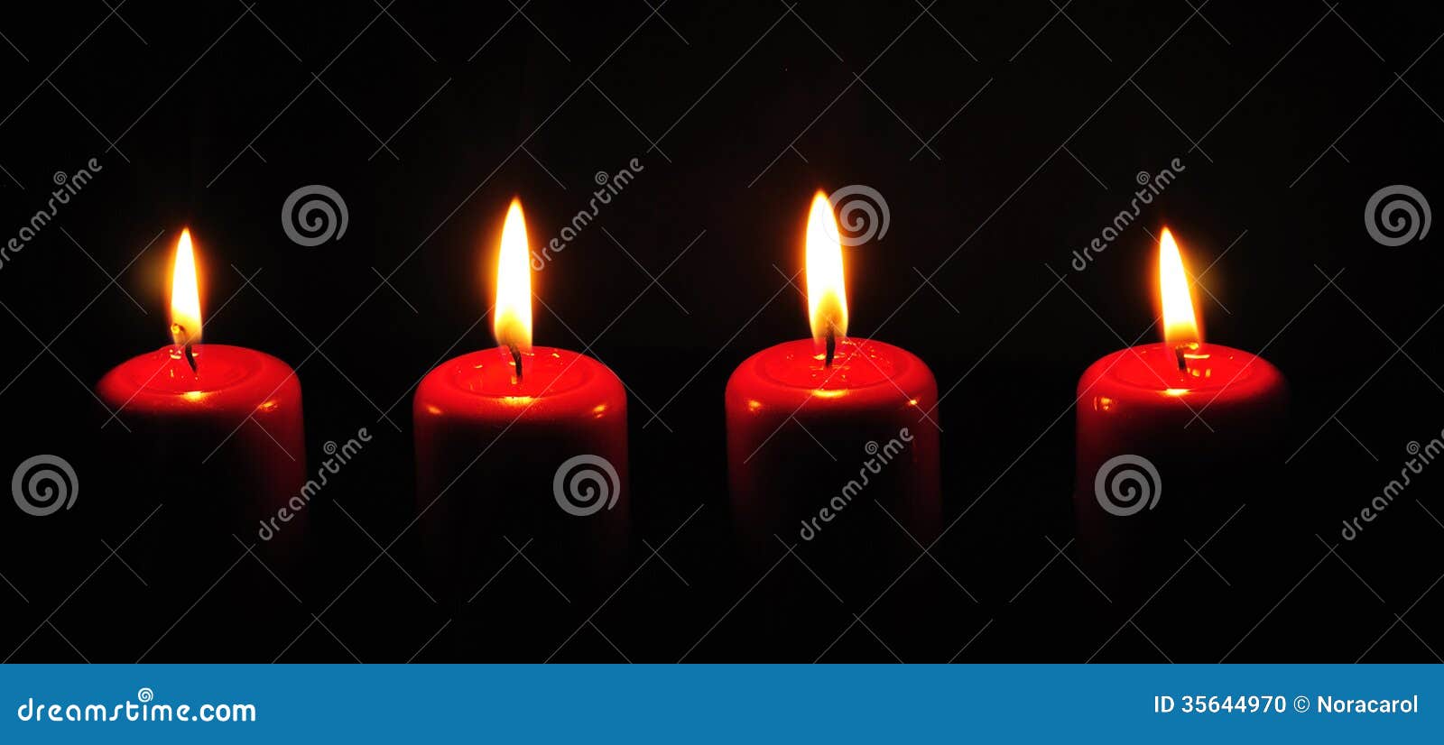 Velas Rojas Con El Fondo Negro Foto de archivo - Imagen de estudio ...