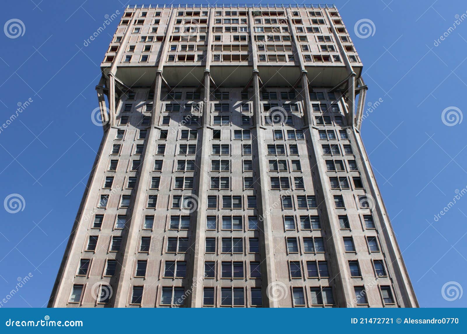 Velasca Tower, Milan stock image. Image of torre, business - 21472721
