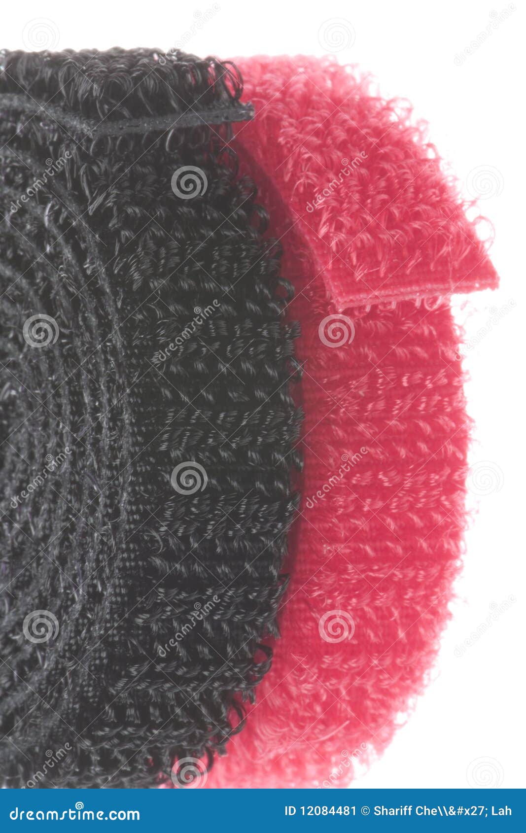 Velcro Fasteners Isolated stock image. Image of fastener - 12084481