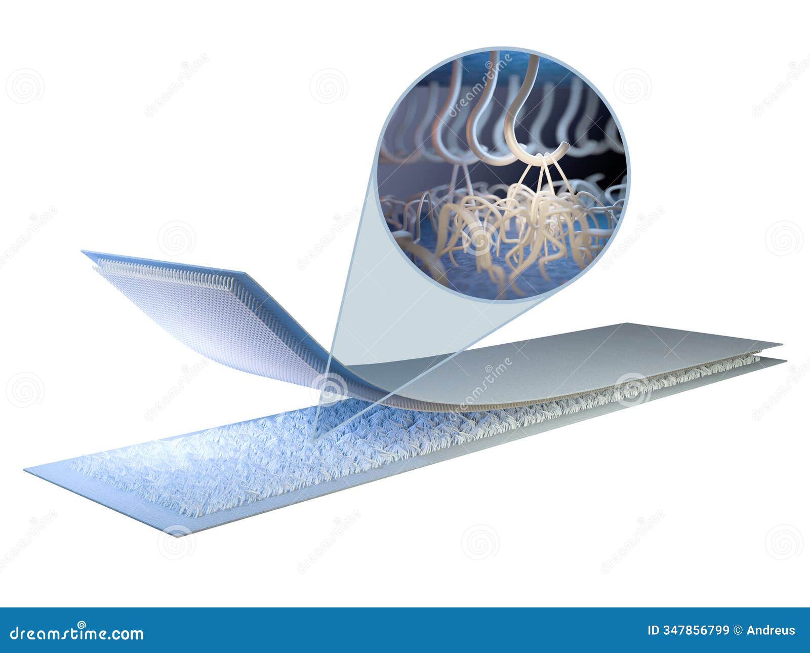 Velcro strip diagram stock illustration. Illustration of sewing - 347856799