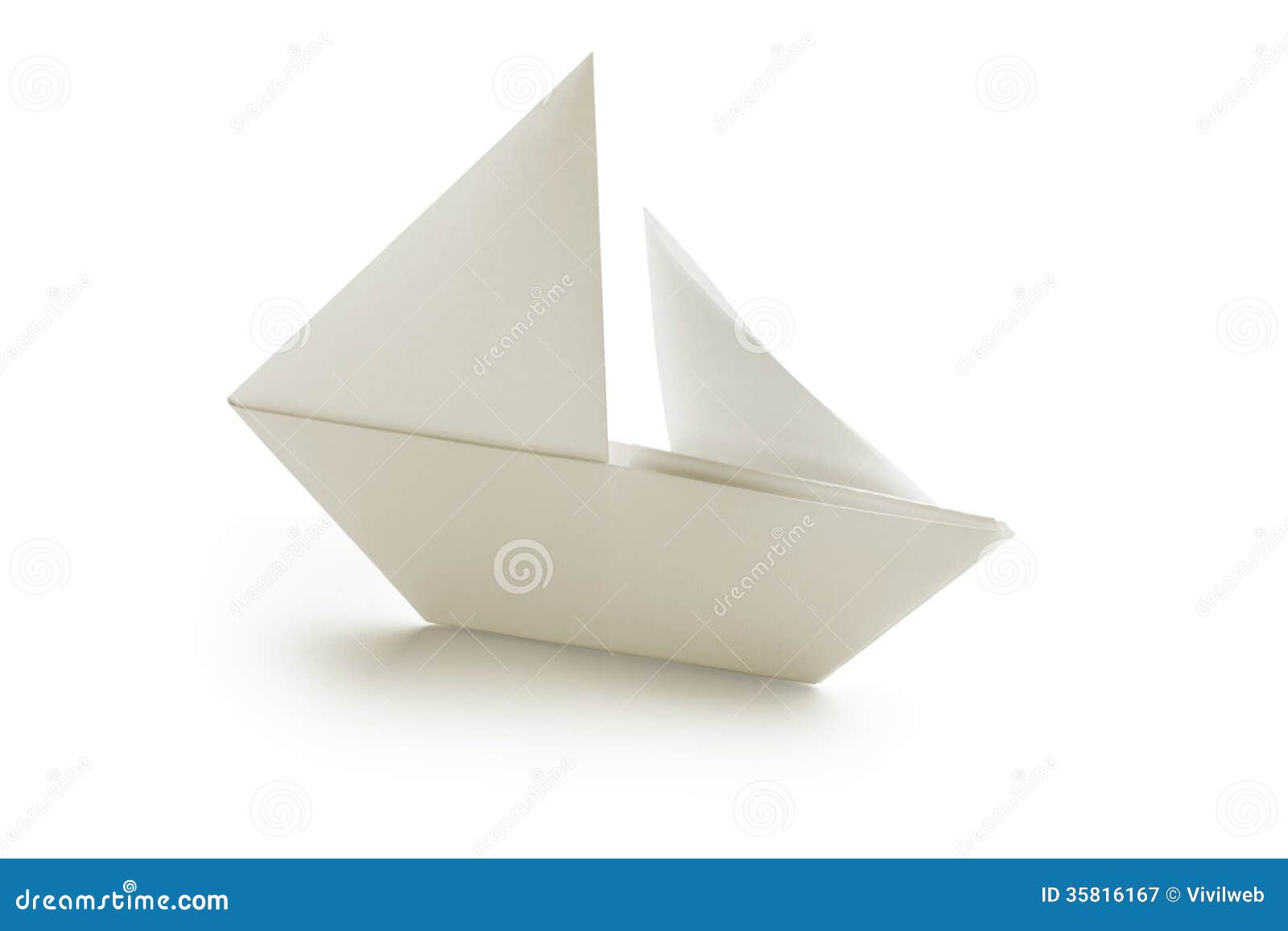 Velero de papel imagen de archivo. Imagen de frente, explorar - 35816167