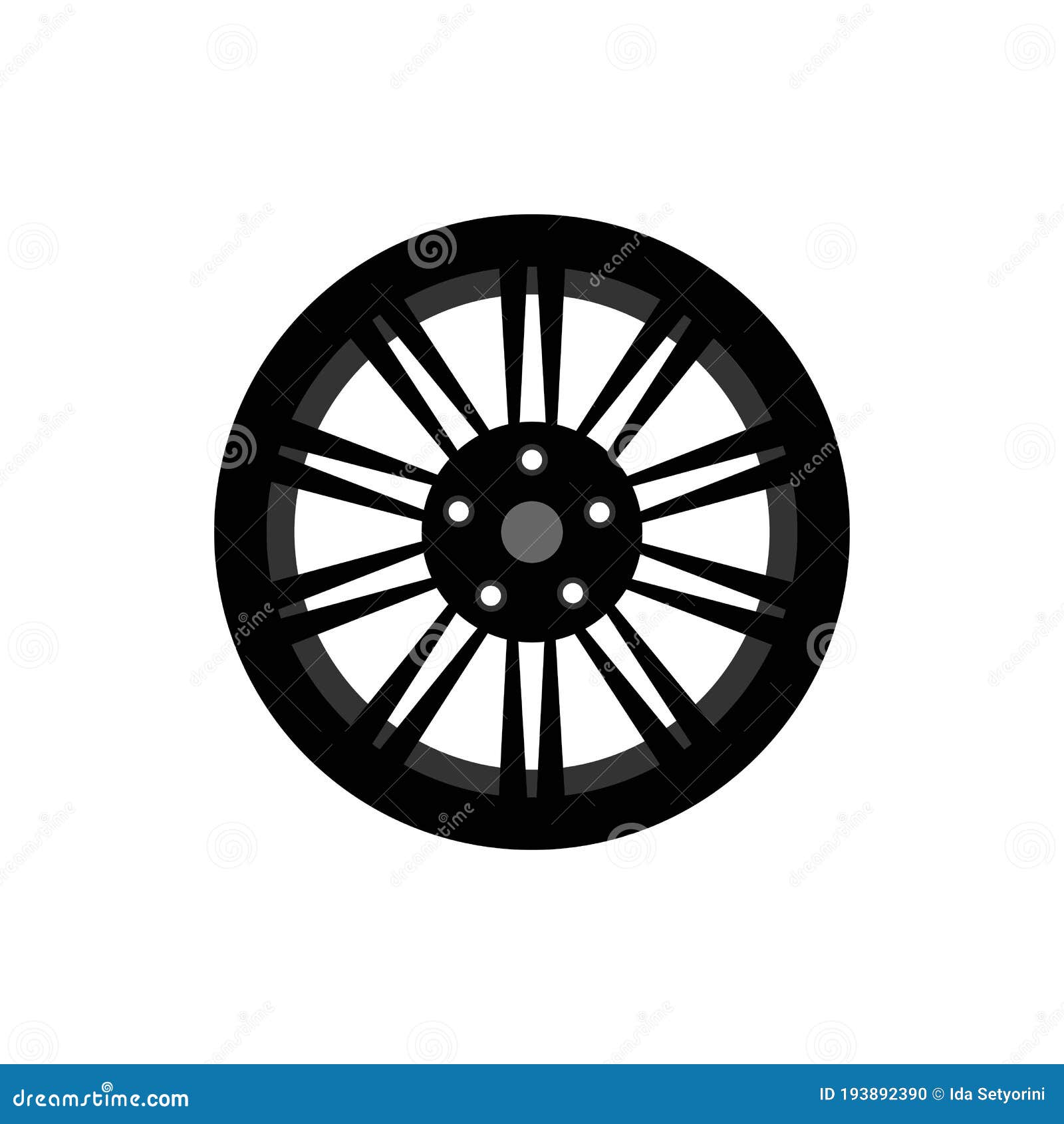 Velg logo stock vector. Illustration of alloy, automobile - 193892390