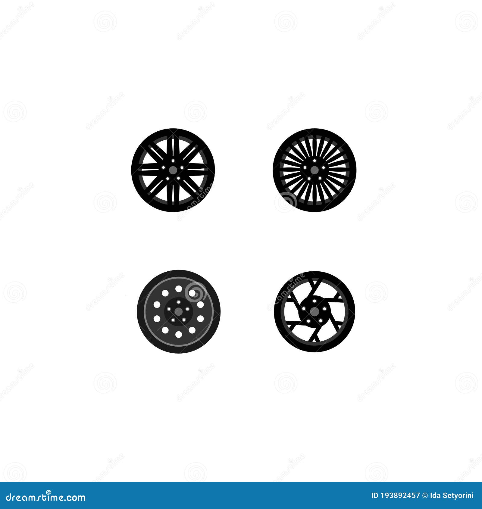 Velg logo stock vector. Illustration of isolated, round - 193892457