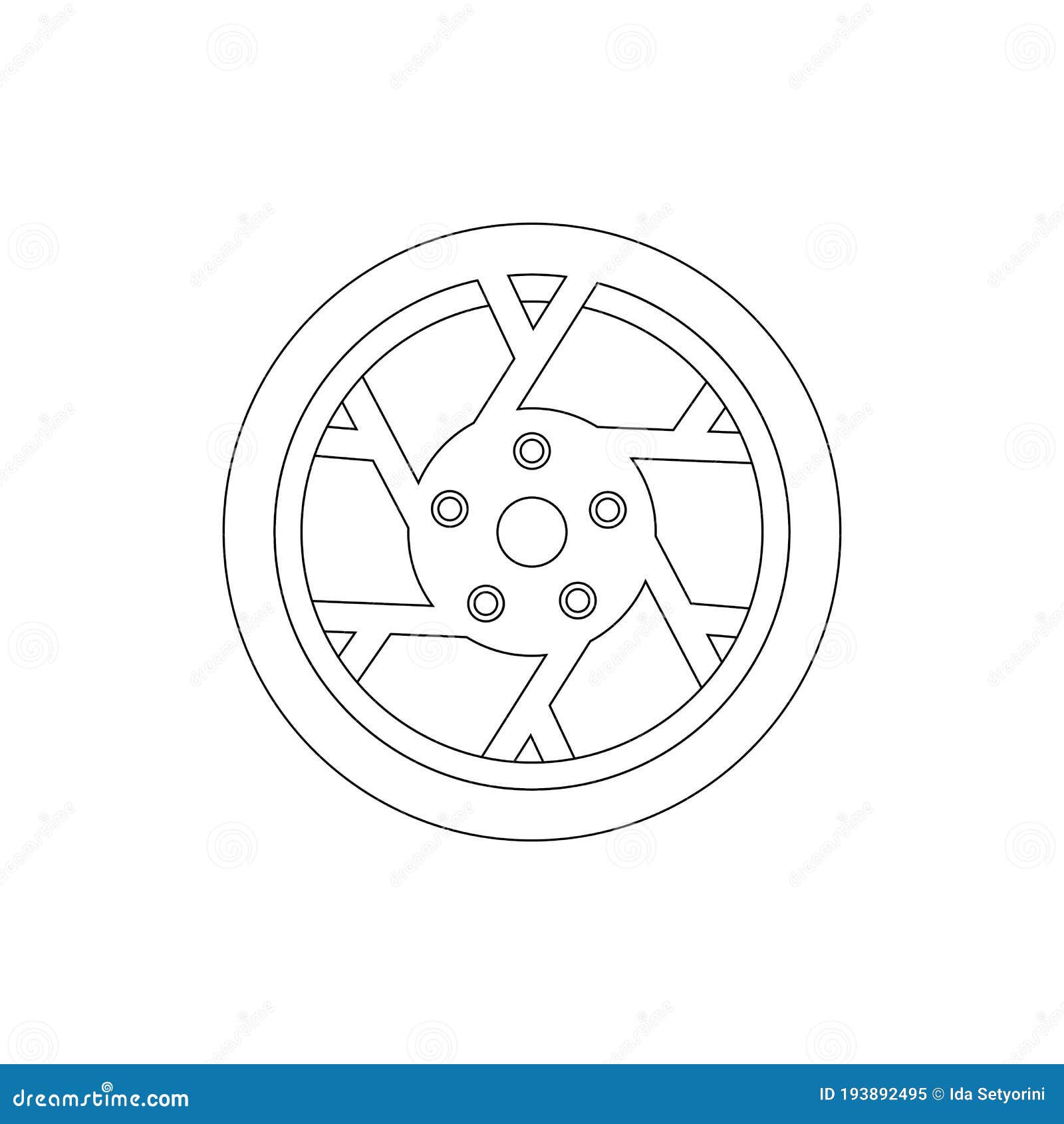 Velg logo stock vector. Illustration of shape, race - 193892495