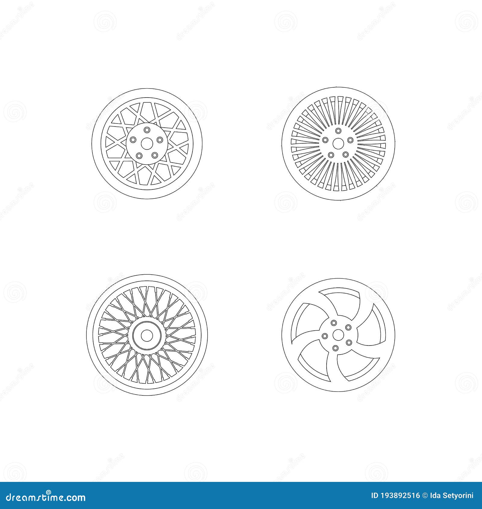 Velg logo stock vector. Illustration of race, black - 193892516