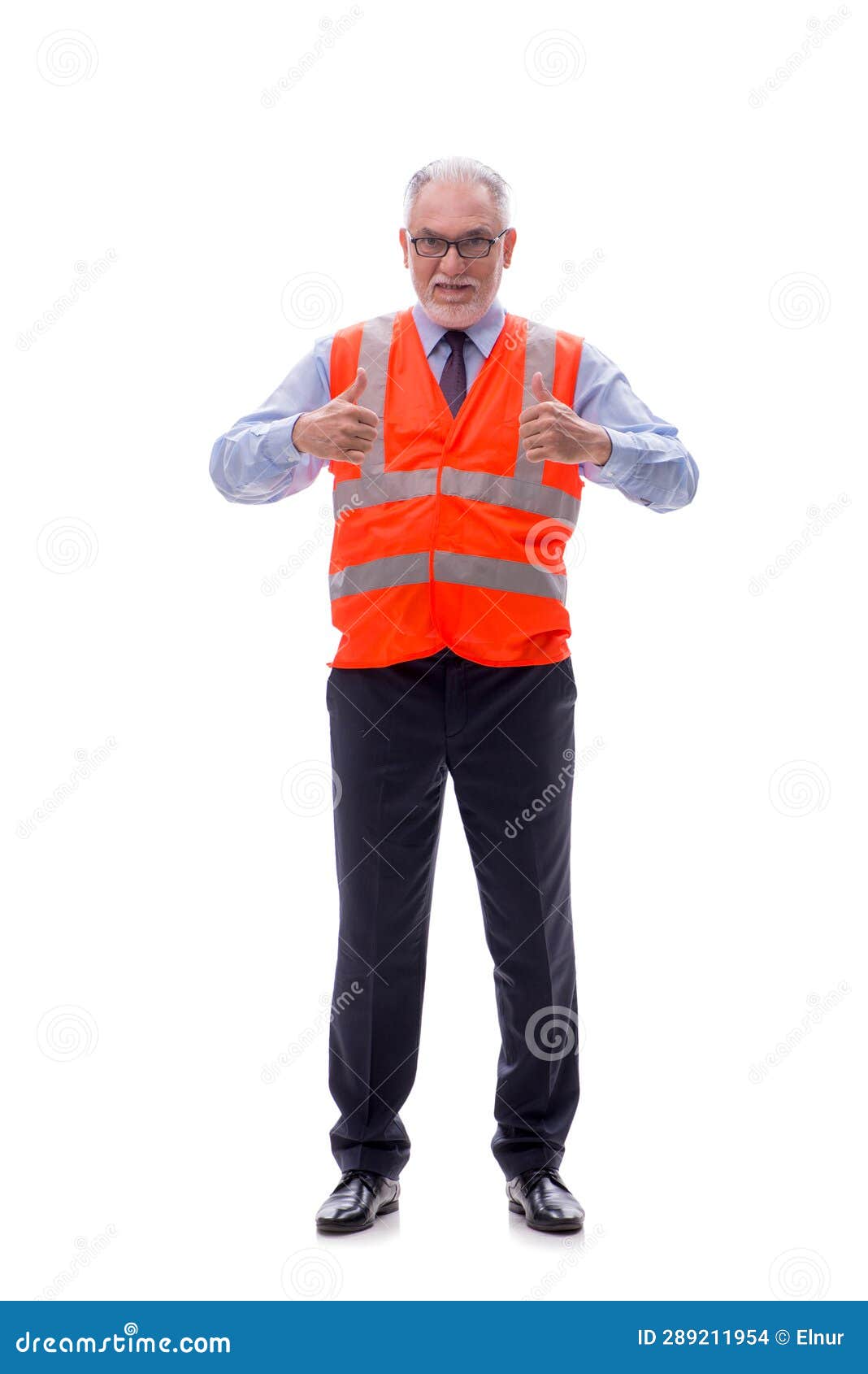 Velho Arquiteto Macho Isolado Em Branco Foto de Stock - Imagem de ...