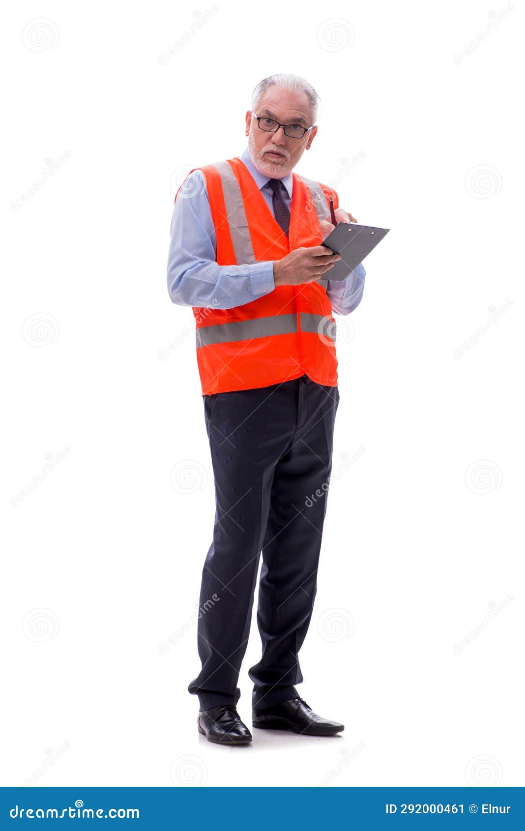 Velho Arquiteto Macho Isolado Em Branco Imagem de Stock - Imagem de ...