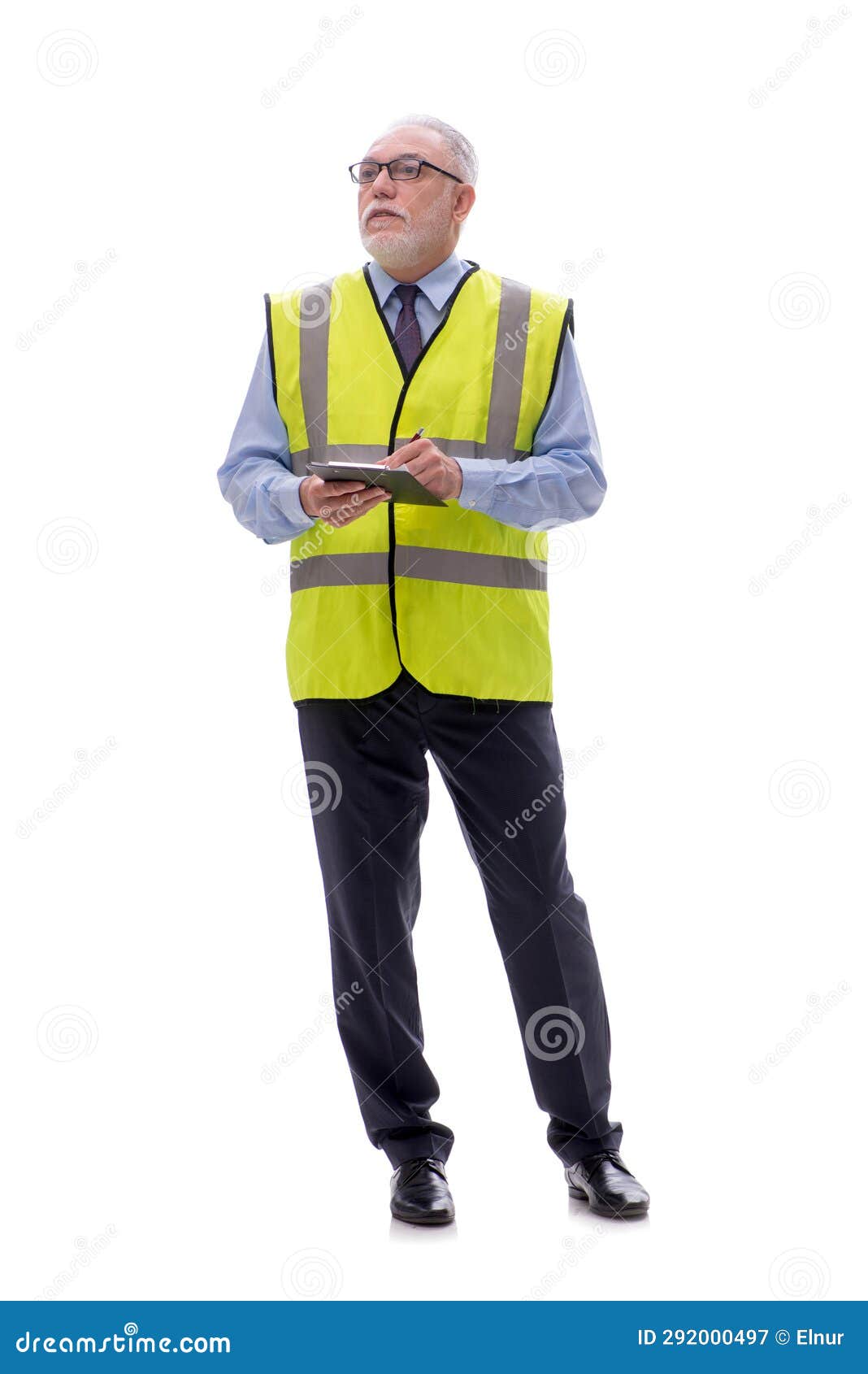 Velho Arquiteto Macho Isolado Em Branco Imagem de Stock - Imagem de ...