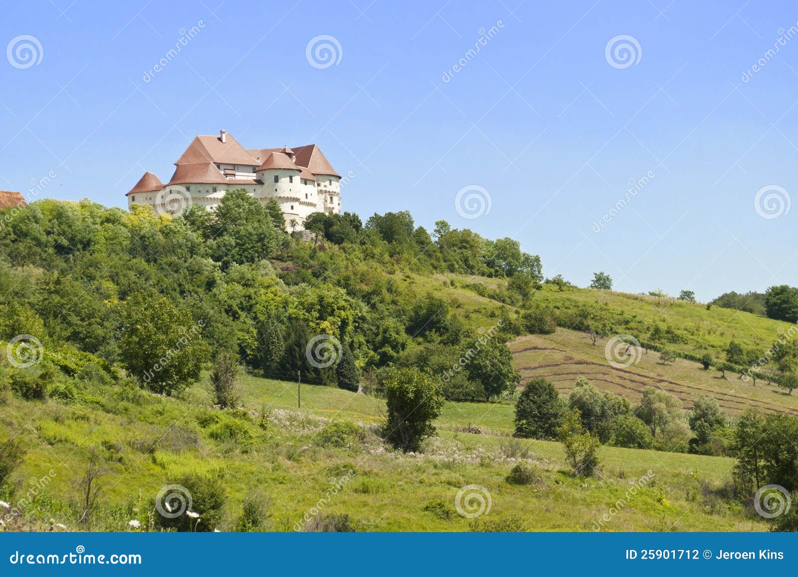 Veliki Tabor castle stock photo. Image of blue, veliki - 25901712