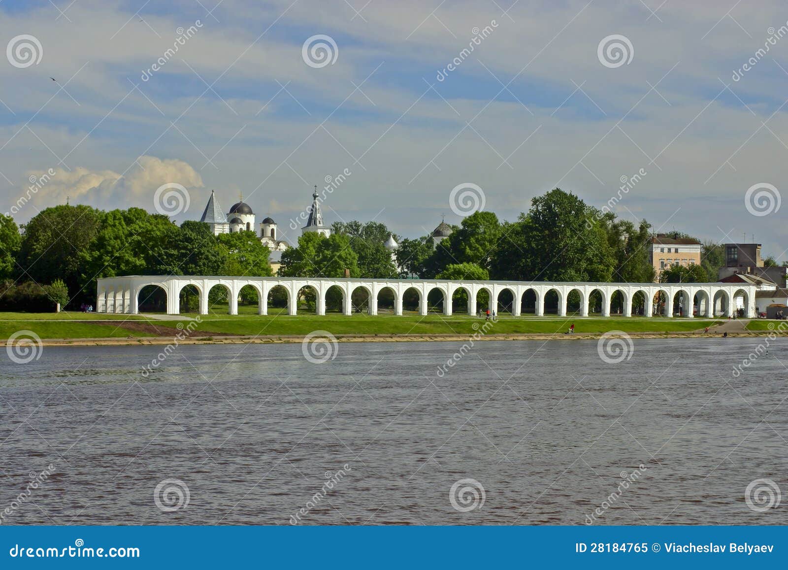 Velikiy Novgorod. Yaroslavs Court Stock Image - Image of novgorod ...