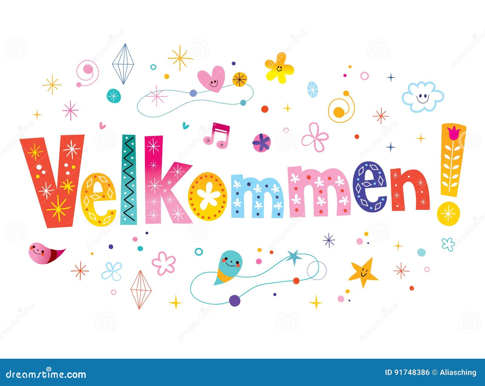Velkommen Stock Illustrations – 33 Velkommen Stock Illustrations ...
