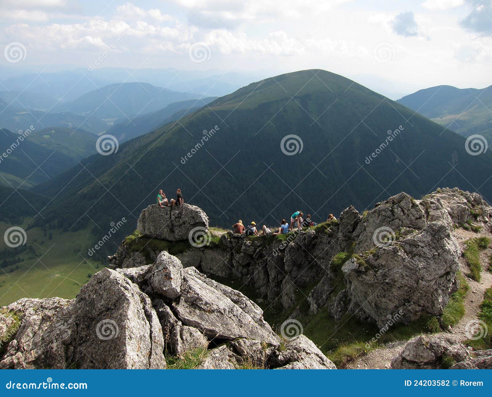 Velky Rozsutec editorial photography. Image of slovak - 24203582