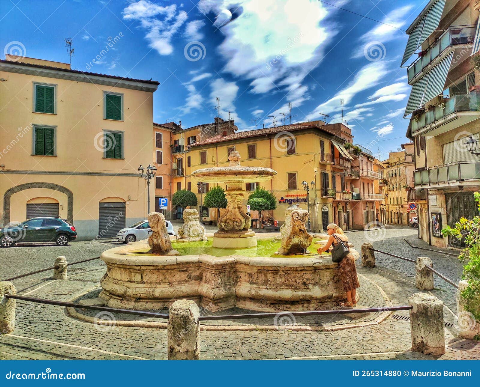 Velletri Piazza Mazzini HDR Roma Editorial Image - Image of mazzini ...