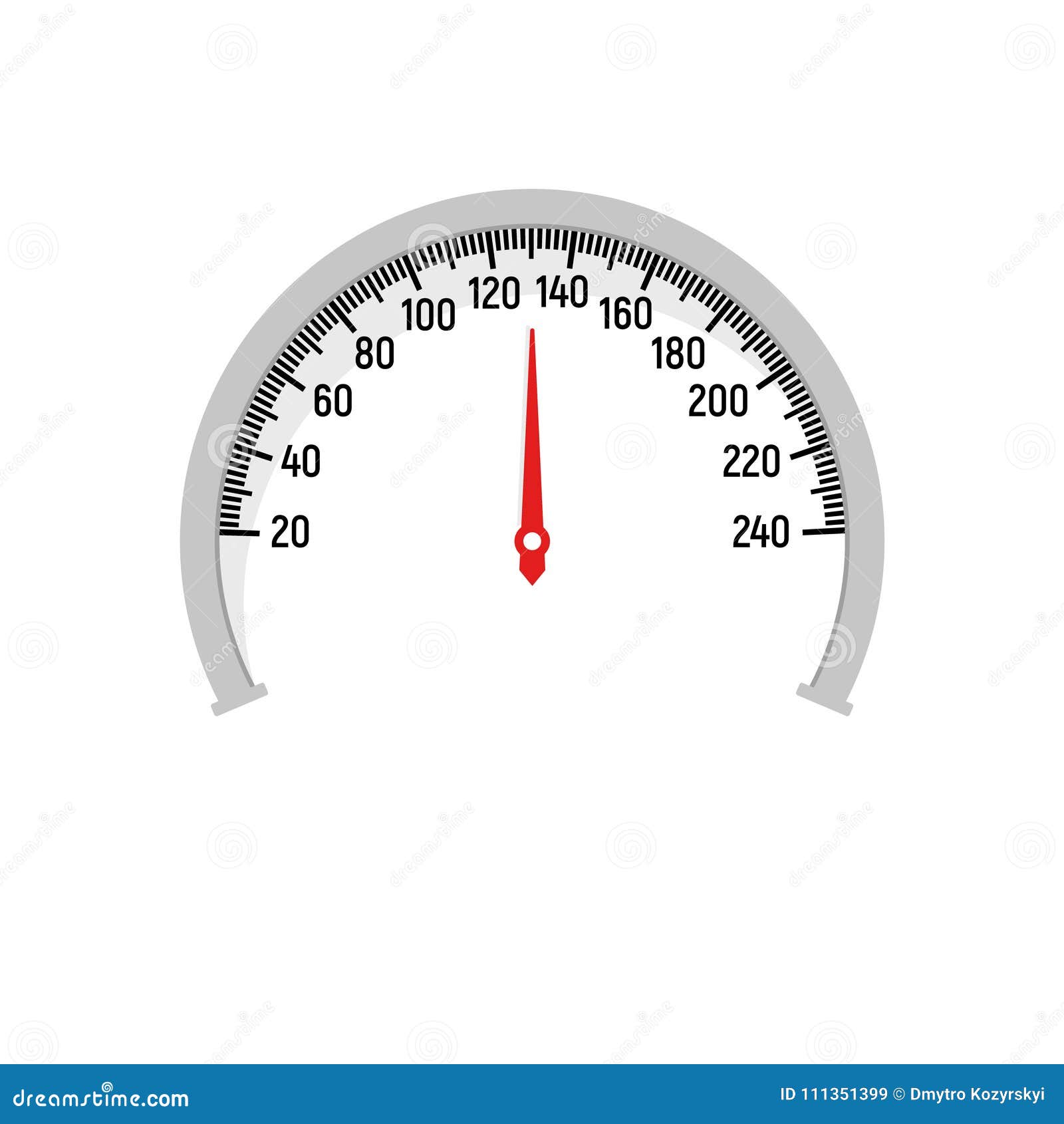 Velocímetro Vetor ilustração do vetor. Ilustração de ponteiro - 111351399