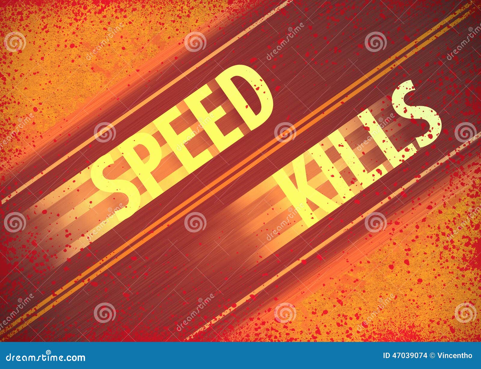 A Velocidade De Pressa Mata Gory Background Illustration Ilustração ...