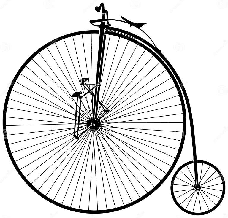 Velocipede stock vector. Illustration of retro, aged - 25944175