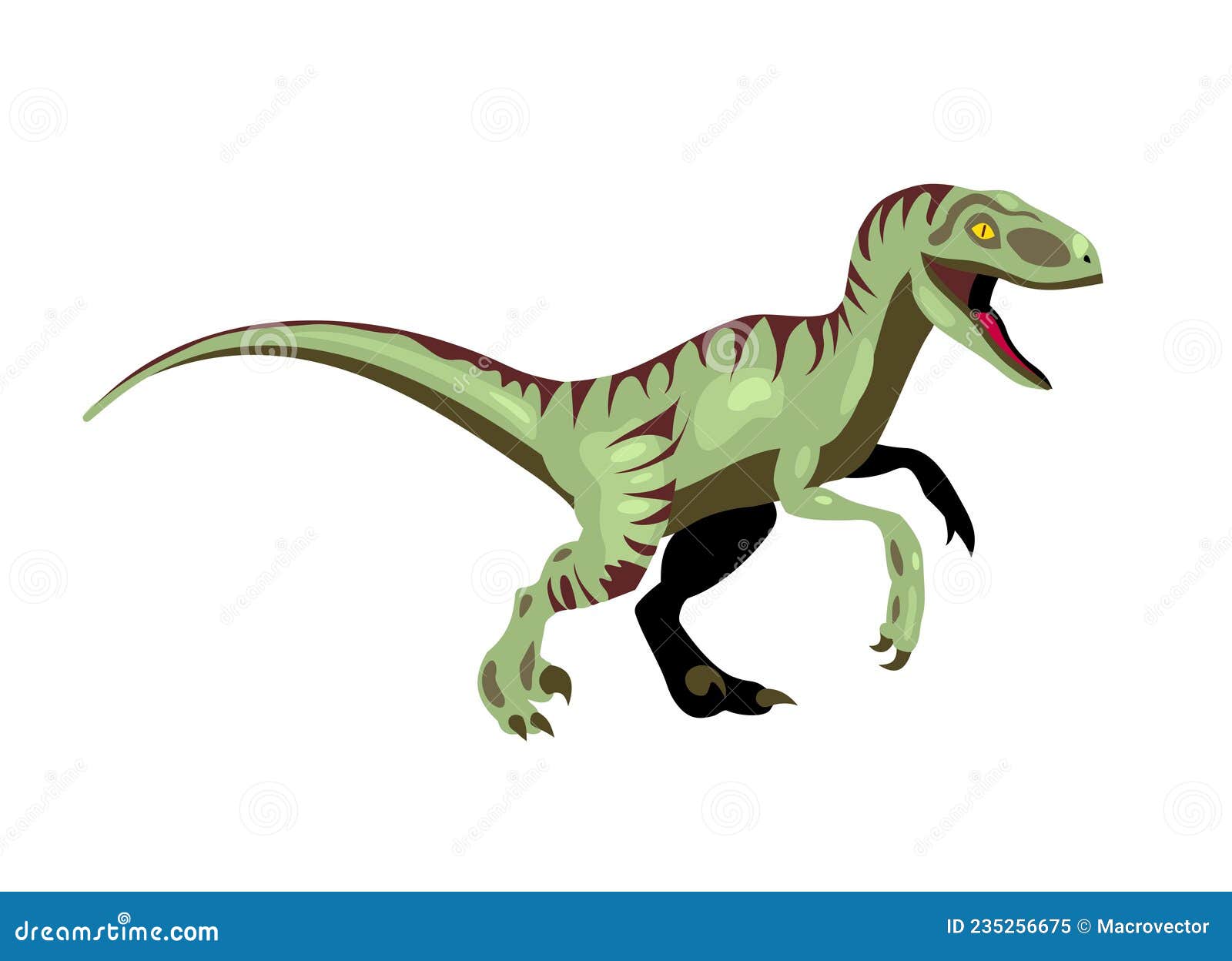Cartoon Velociraptor