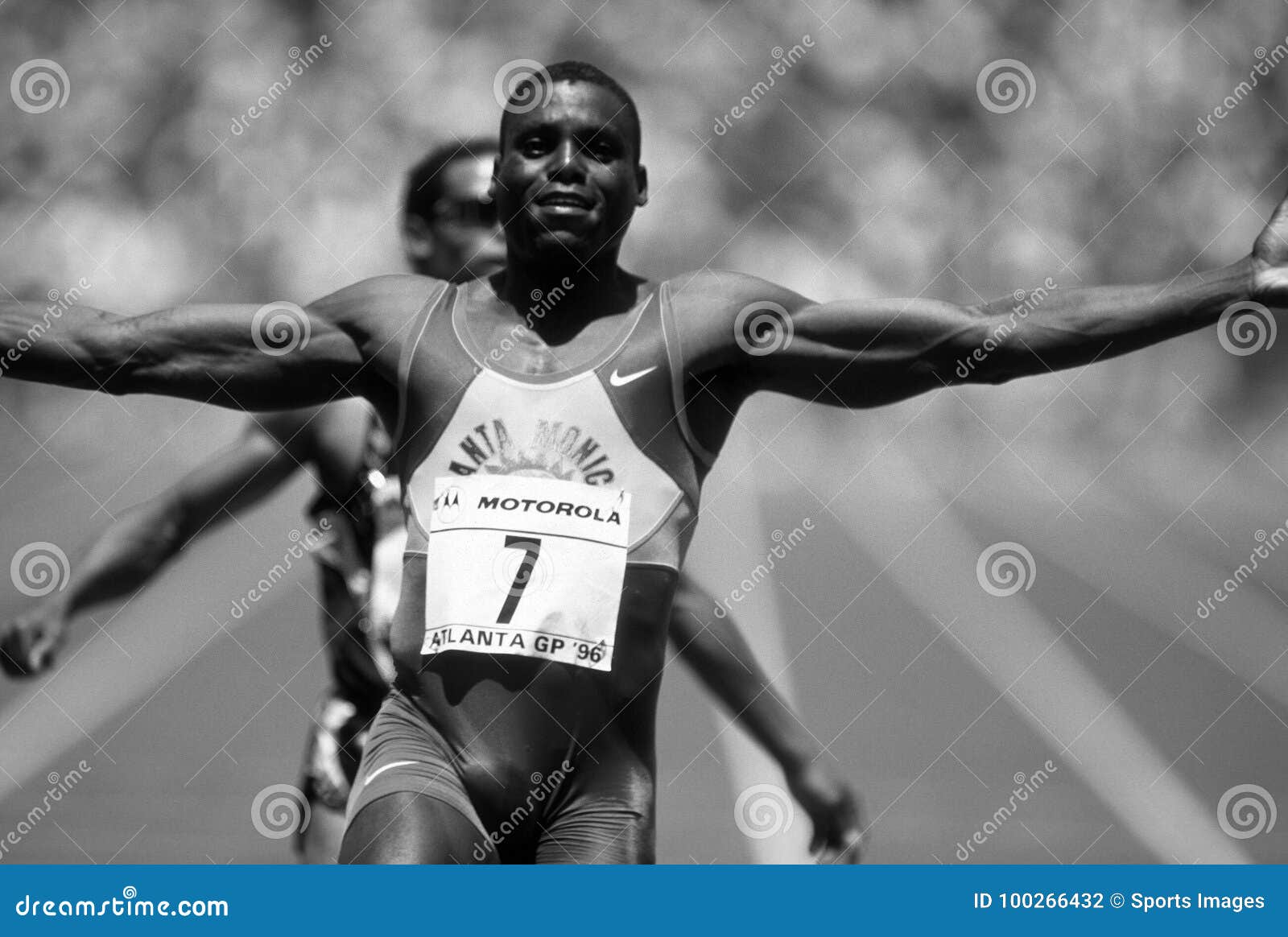 Velocista Do &Field De Carl Lewis Track Fotografia Editorial - Imagem ...