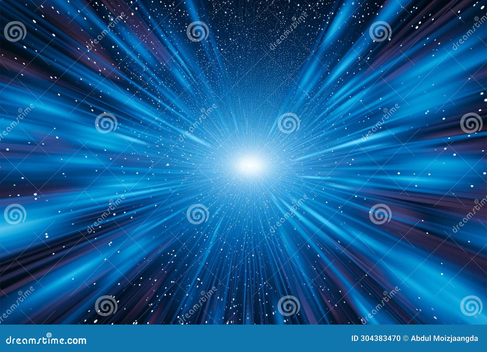 Velocity in Blue a Dynamic Comic Zoom Speed in Abstraction Stock ...