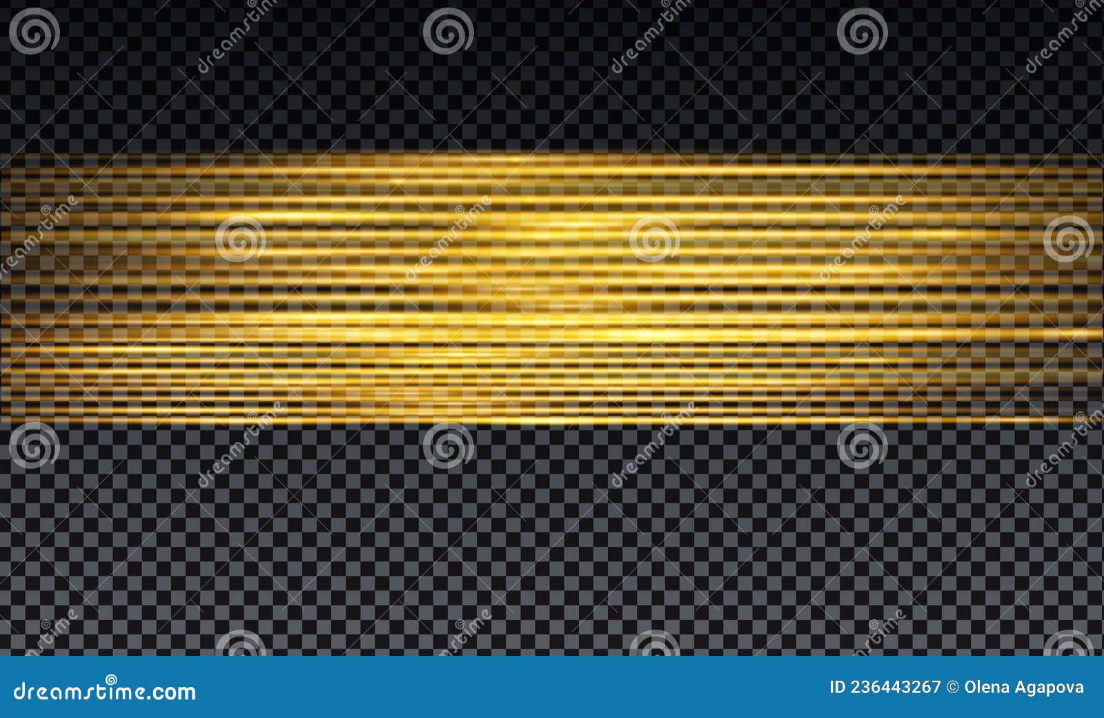 Velocity Light Effect. Horizontal Lens Flares And Laser Beams ...