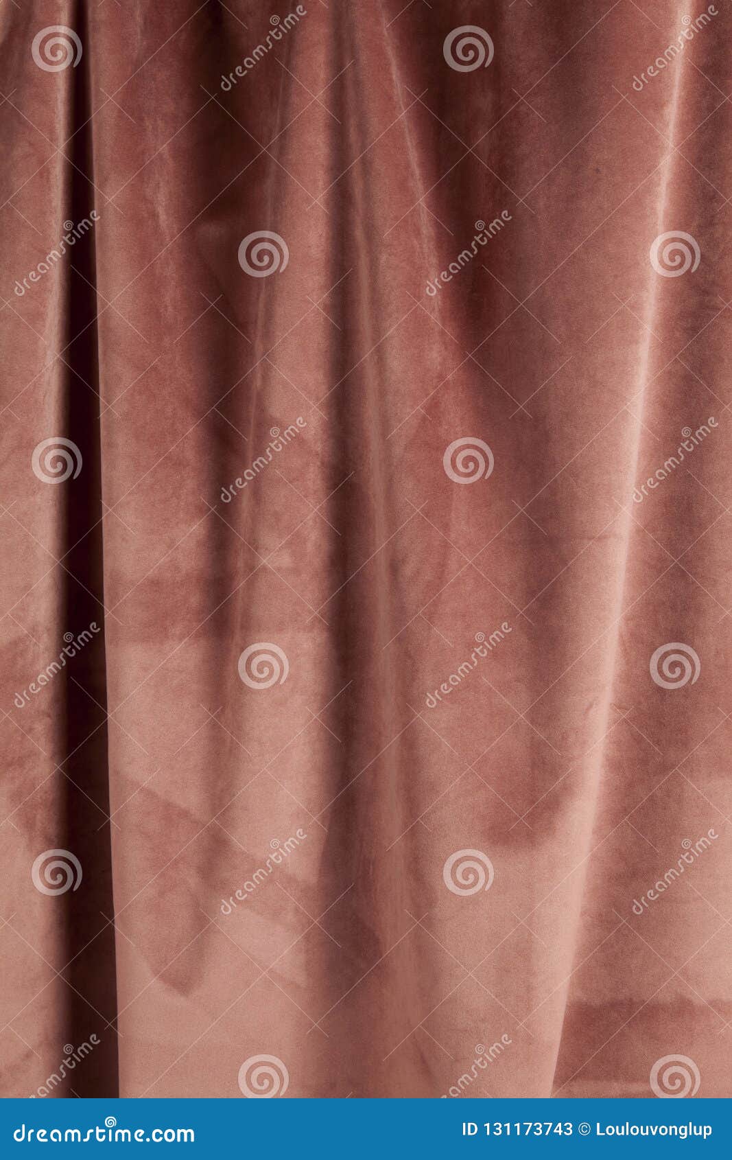 Veludo cor-de-rosa da tela imagem de stock. Imagem de onda - 131173743