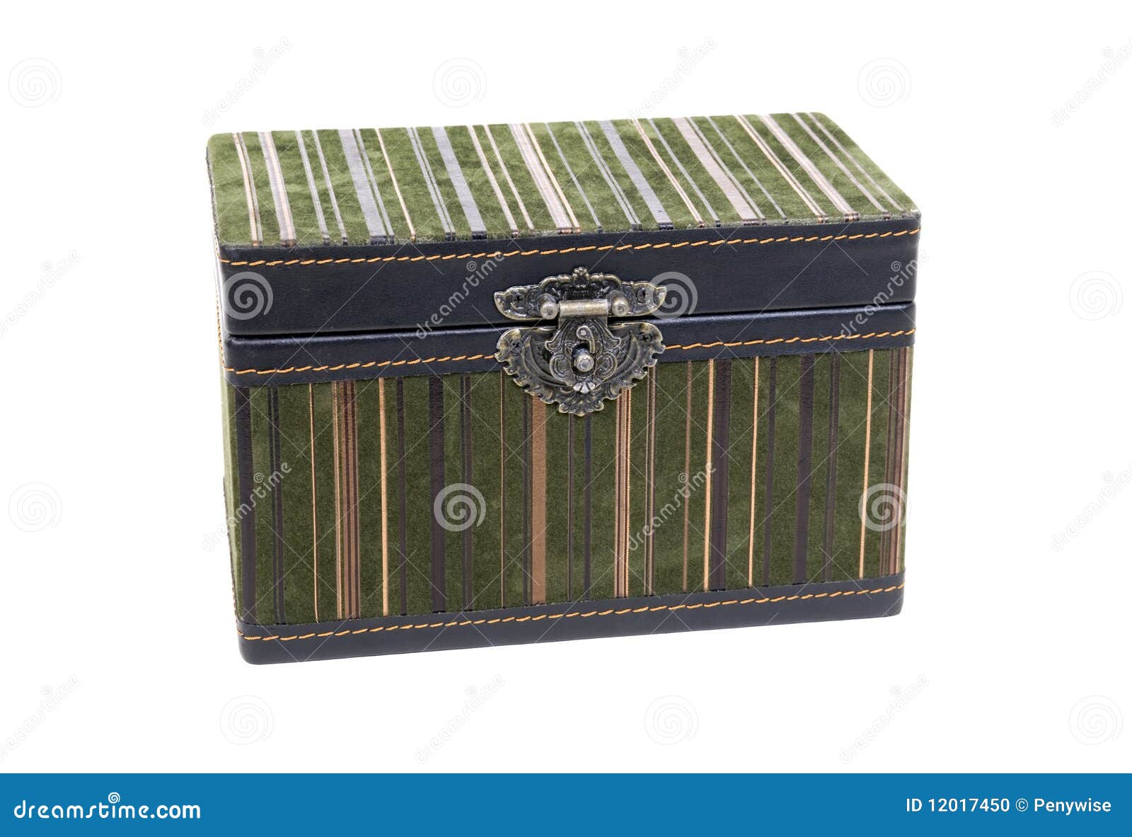 Velvet box with fancy lock stock photo. Image of protect - 12017450