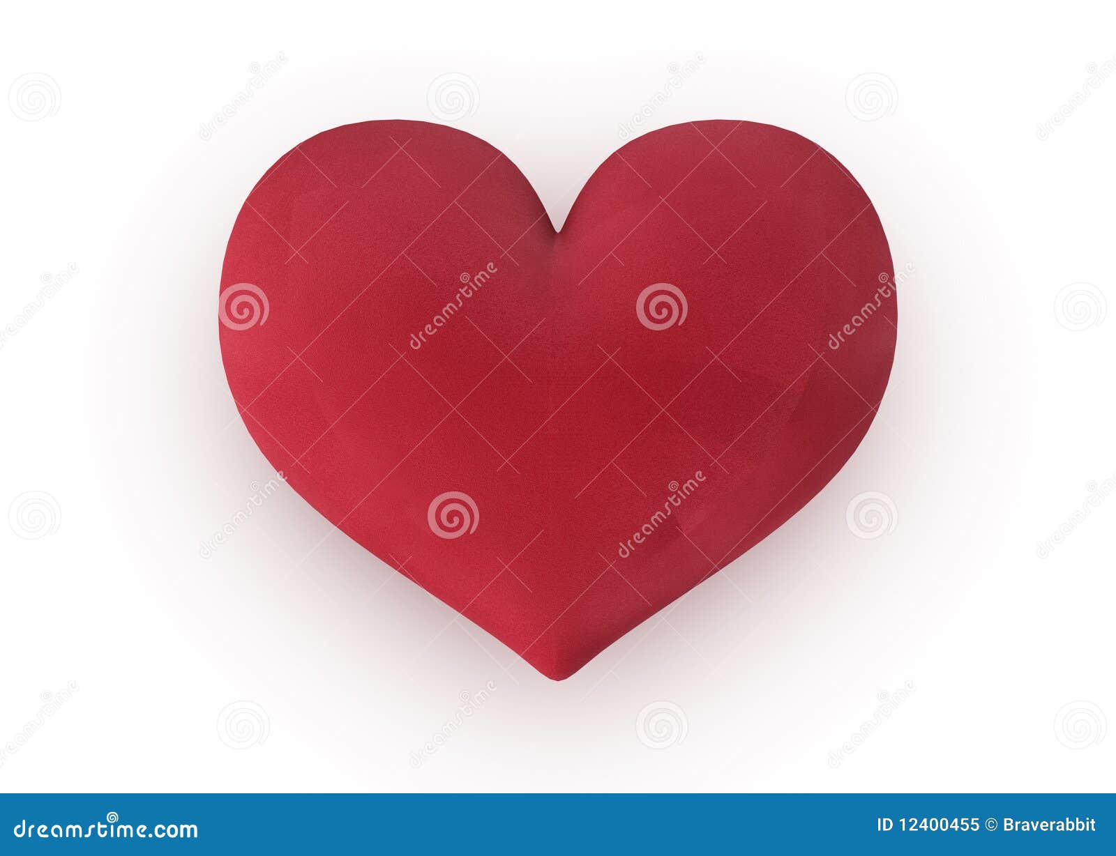 Velvet heart stock illustration. Illustration of affection - 12400455