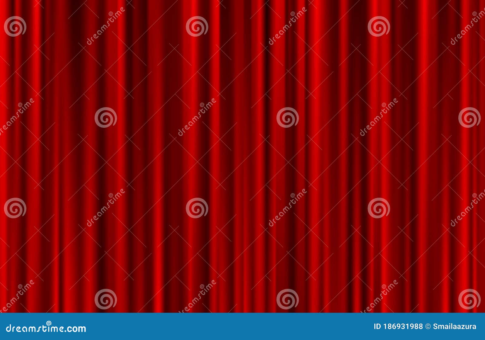 Velvet Red Curtain Abstract Background. Vector Illustration Stock ...