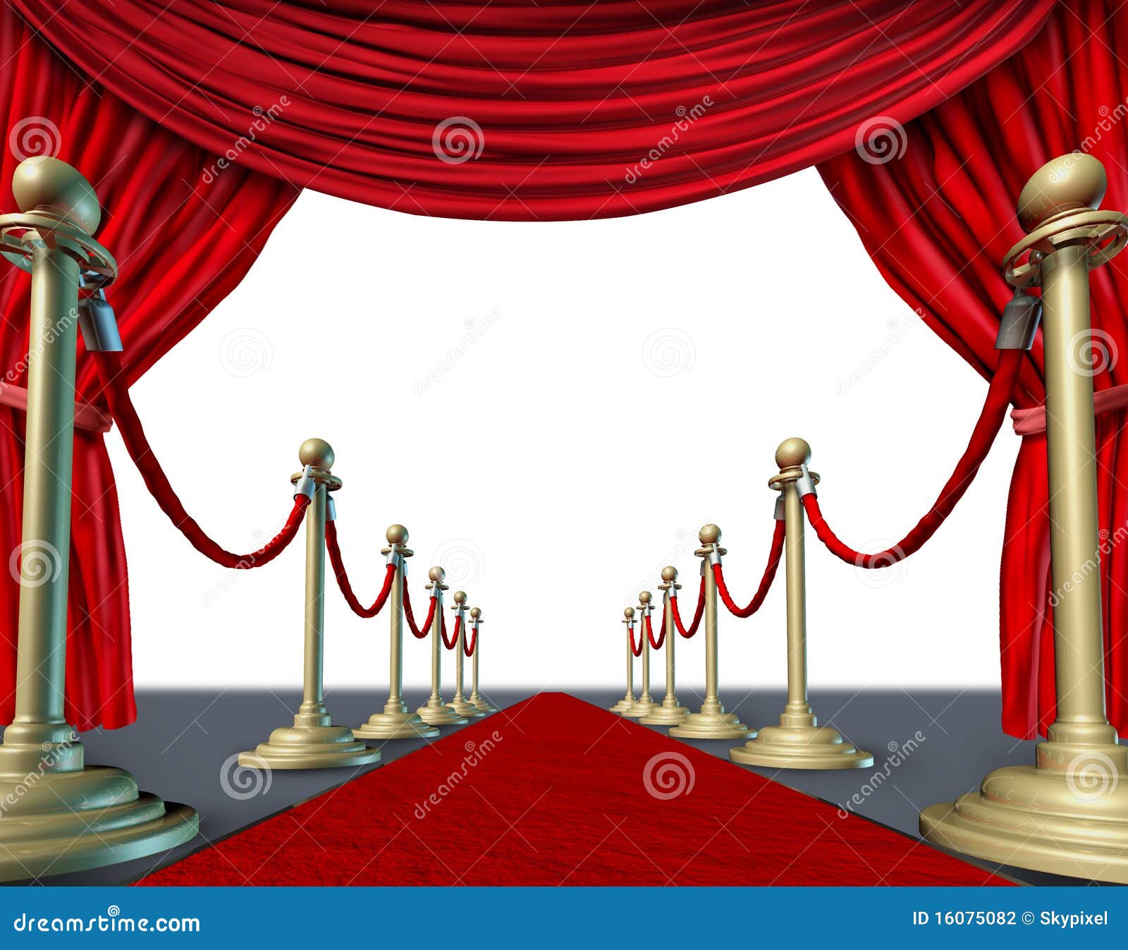 Velvet red curtain frame stock illustration. Illustration of floor ...