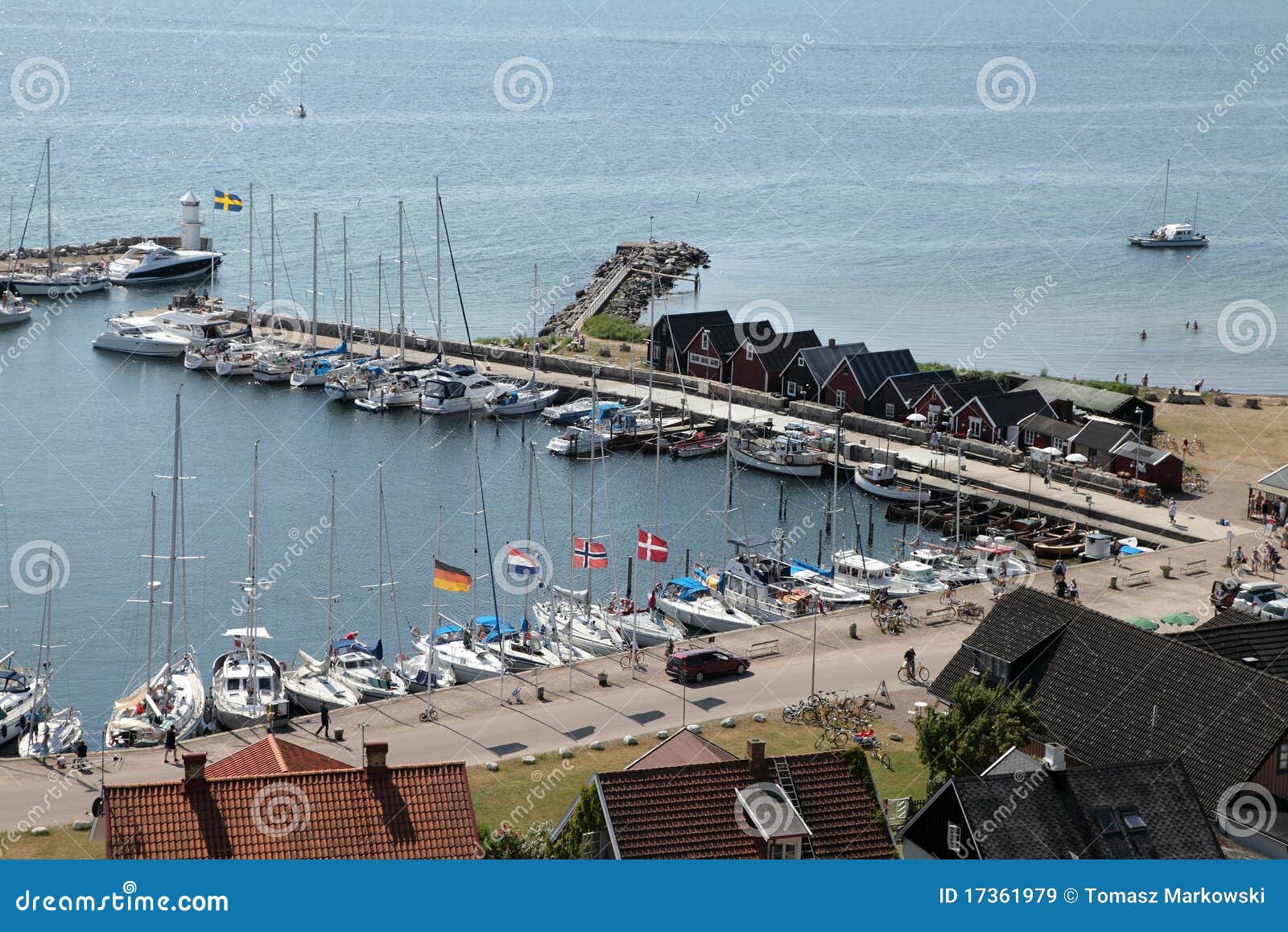Ven island harbor stock image. Image of water, maritime - 17361979