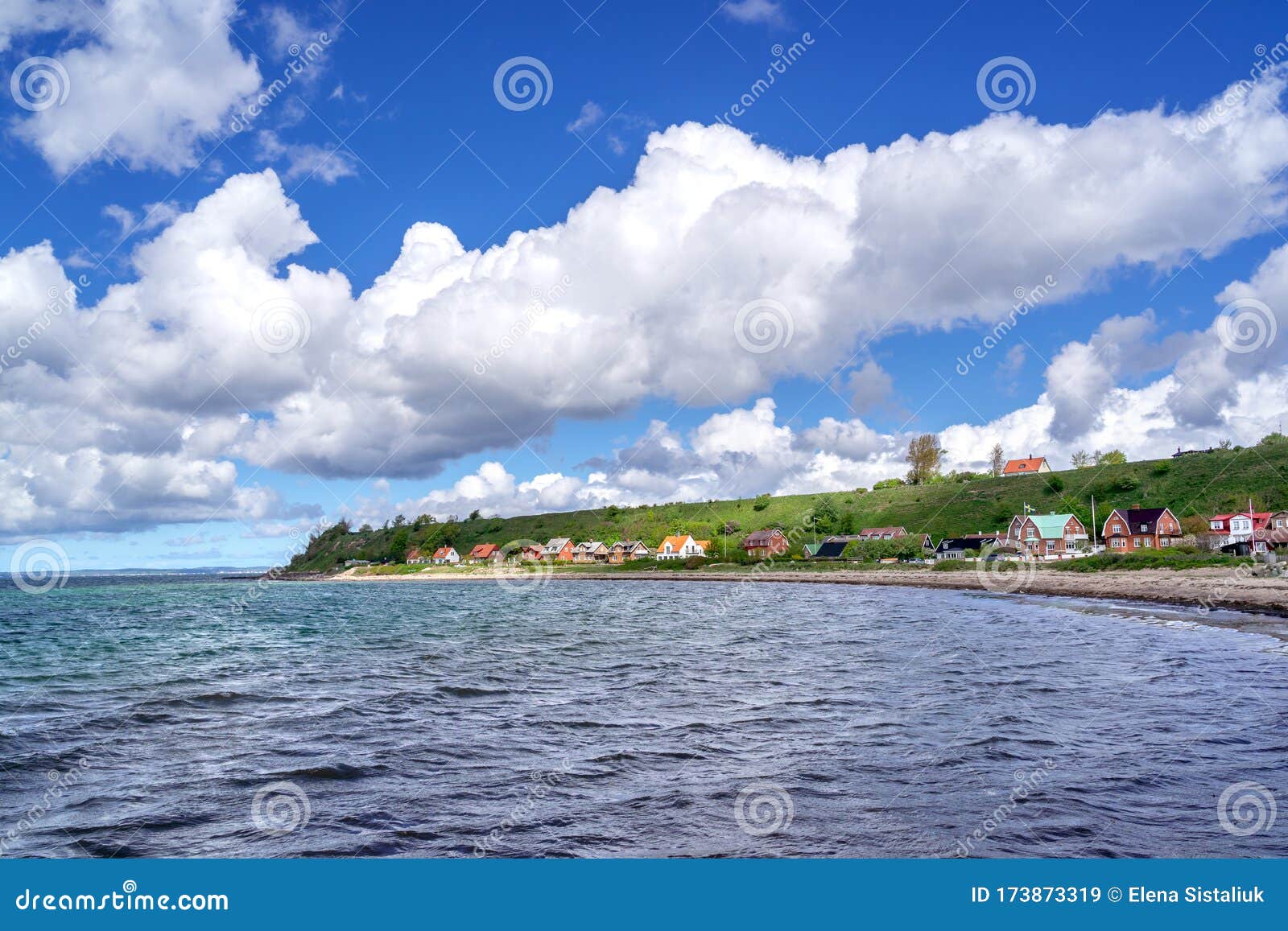 Ven Island Harbour between Denmark and Sweden Stock Image - Image of ...
