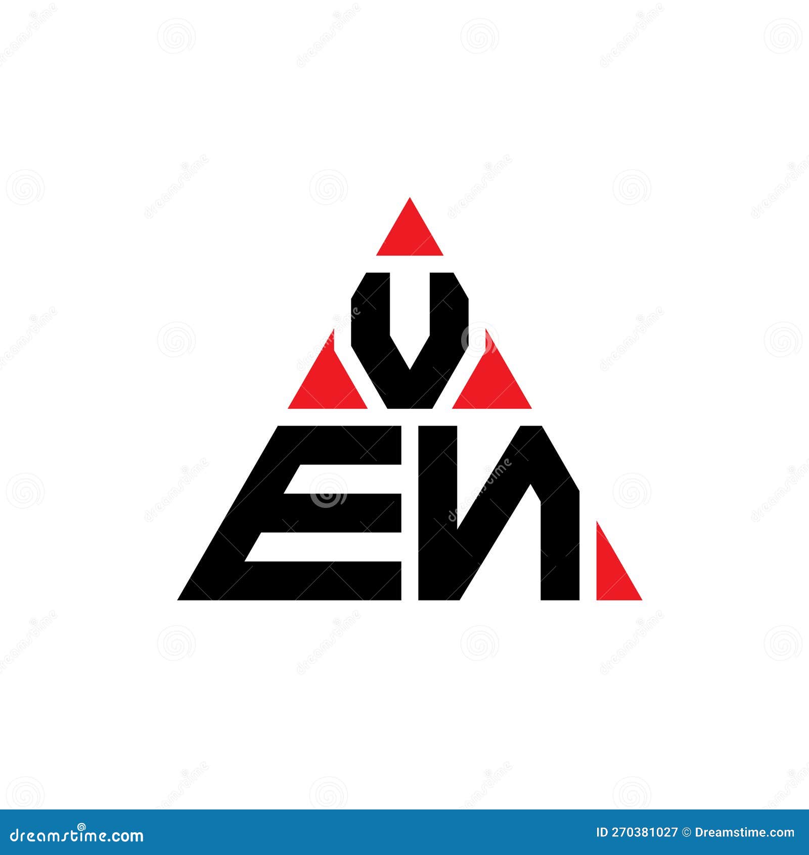 VEN Triangle Letter Logo Design with Triangle Shape. VEN Triangle Logo ...