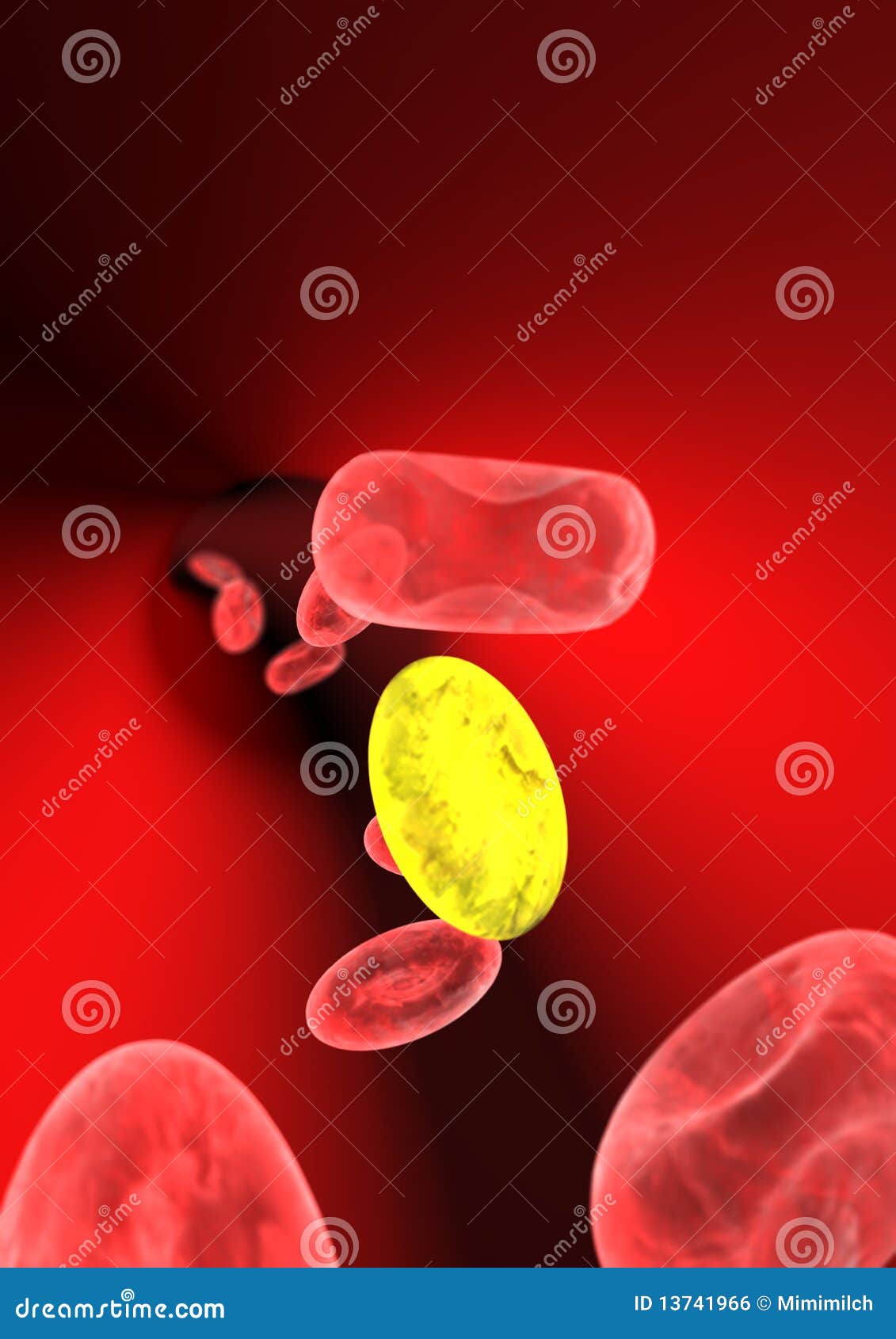 Vena infectada stock de ilustración. Ilustración de vena - 13741966