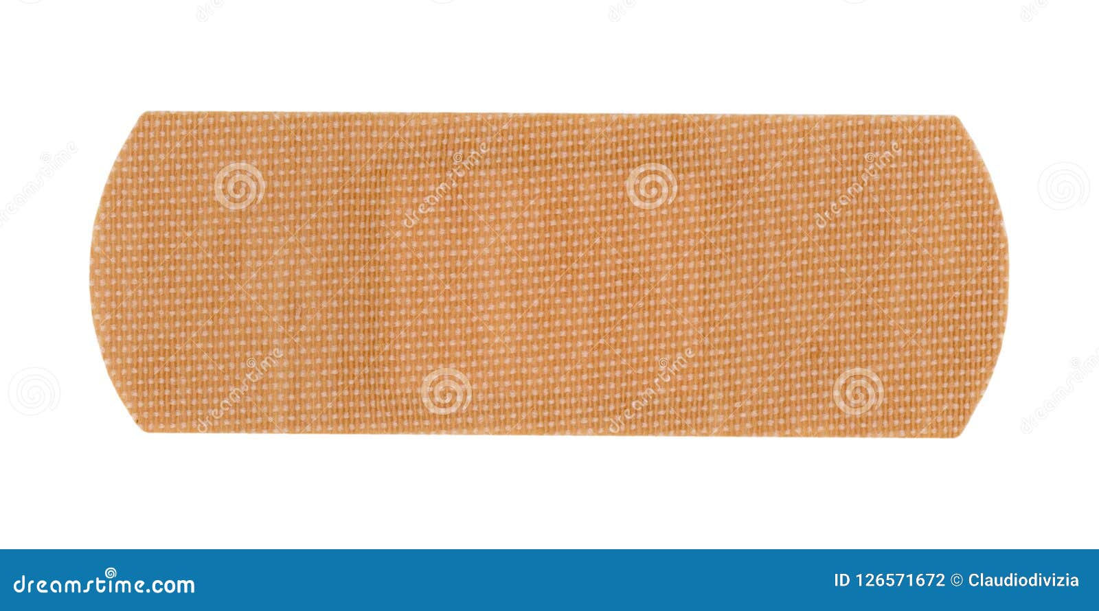 Vendaje De La Tirita Aislado Sobre Blanco Foto de archivo - Imagen de ...