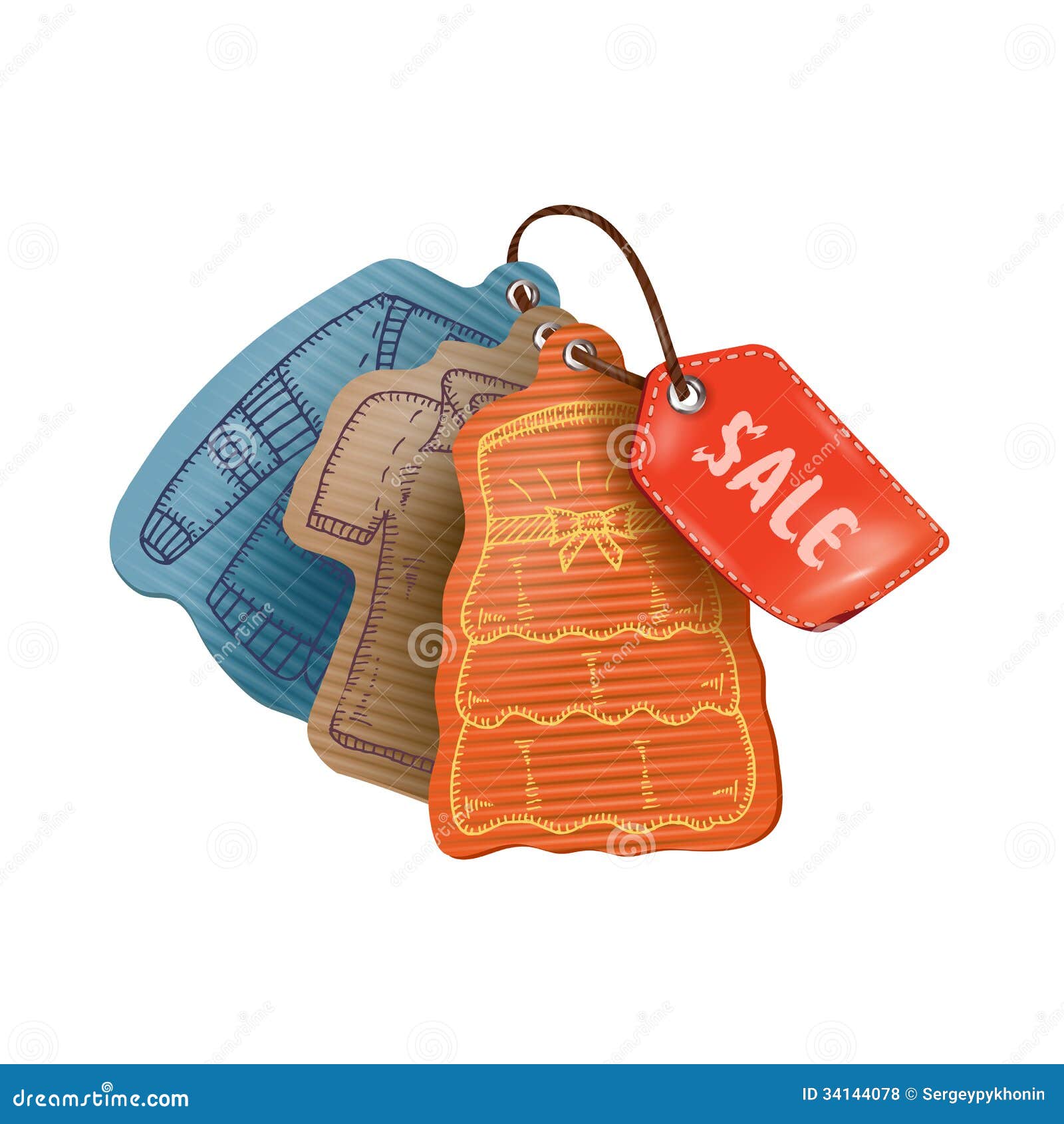 Vendas grandes ilustração do vetor. Ilustração de aparência - 34144078