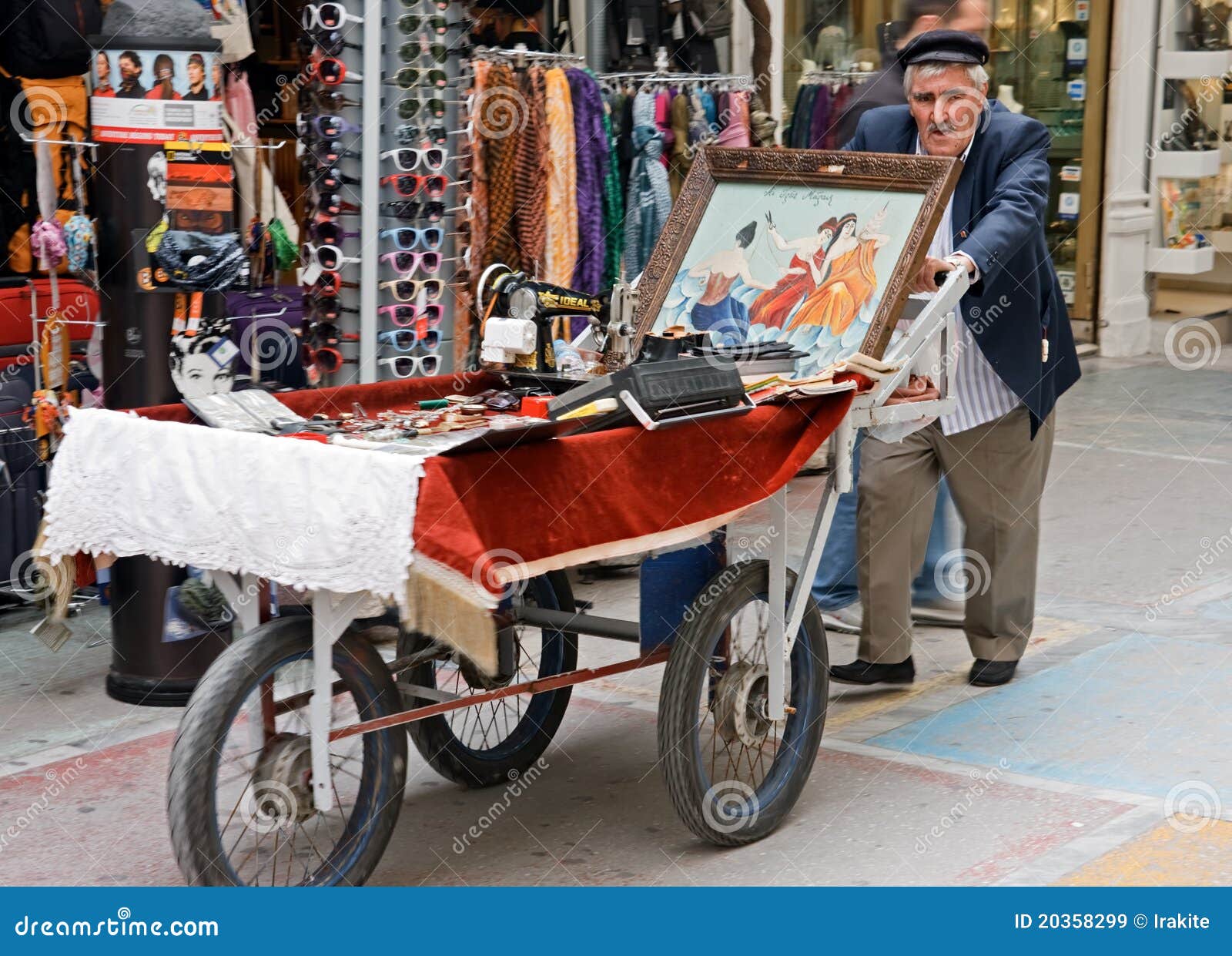 Vendedor ambulante imagem de stock editorial. Imagem de venda - 20358299