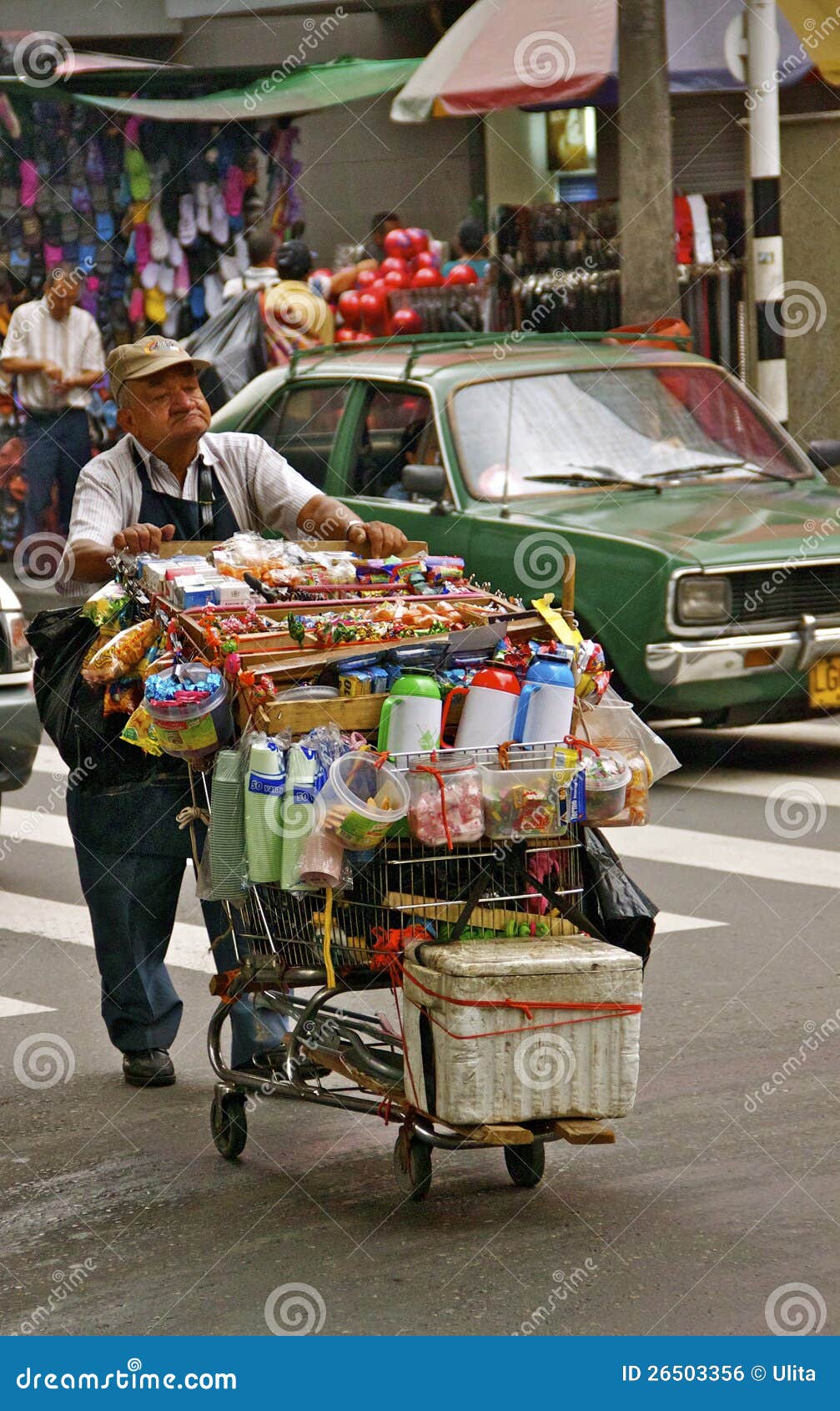 Vendedor Ambulante, Colombia Foto editorial - Imagen de negocios ...