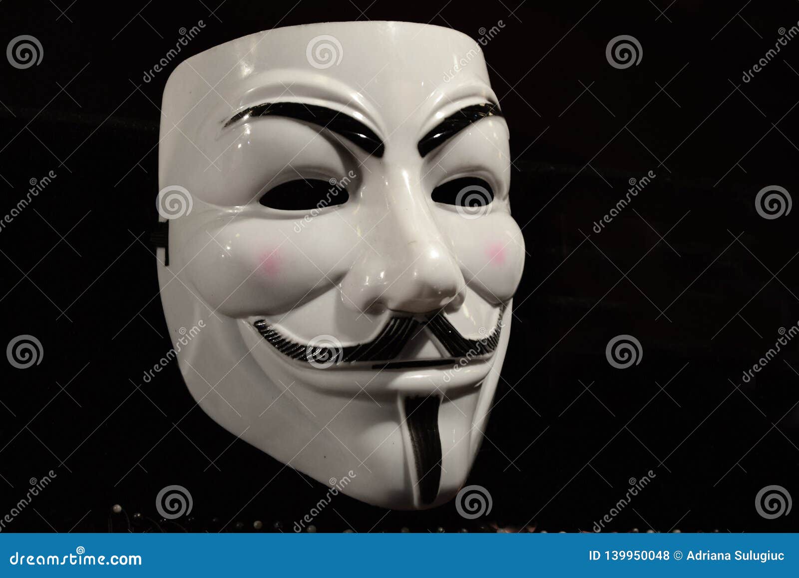 Vendetta mask editorial stock photo. Image of editorial - 139950048