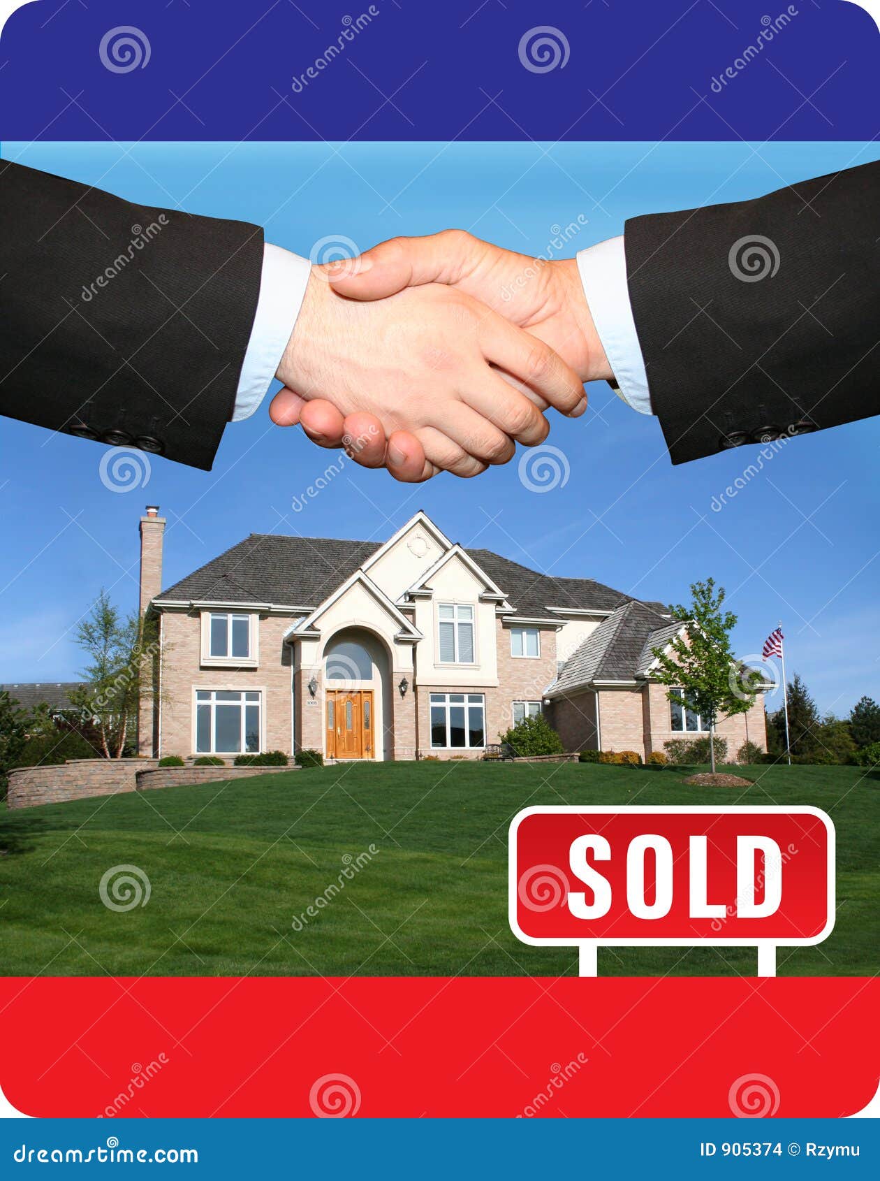 VENDIDO foto de archivo. Imagen de venta, borroso, casero - 905374