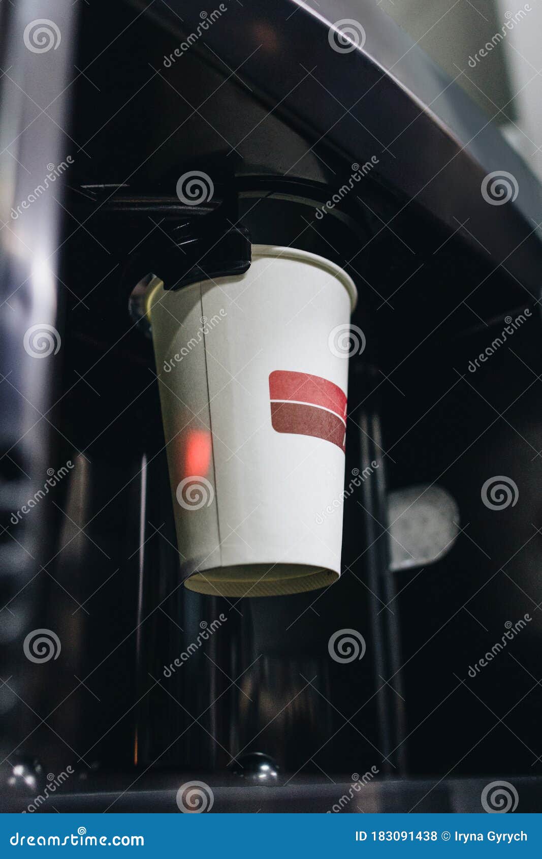 Vending coffee machine stock photo. Image of caffeine - 183091438