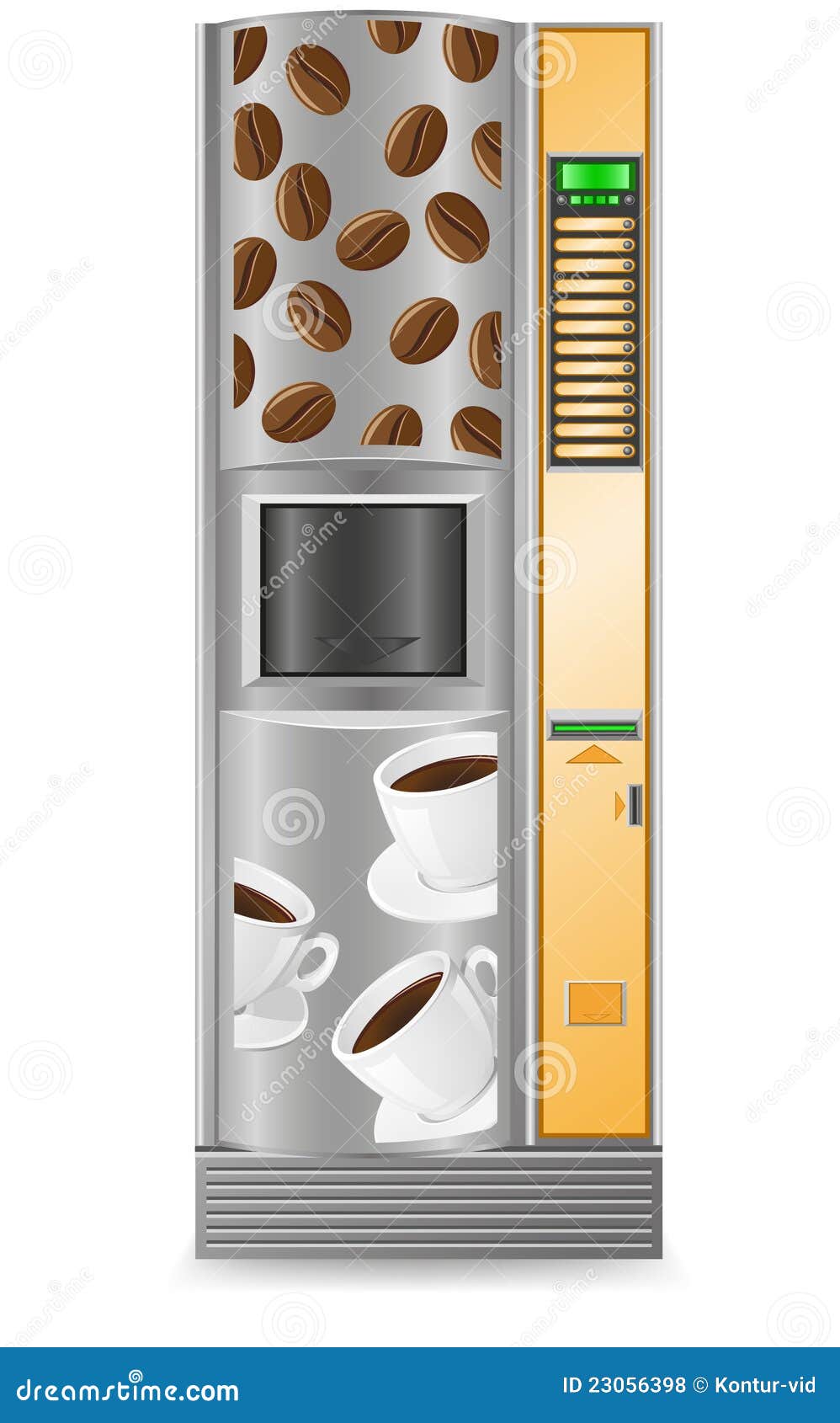 Vending Coffee is a Machine Vector Illustration Stock Vector ...