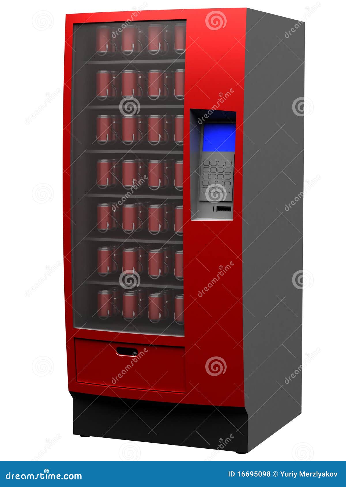 Vending machine stock illustration. Illustration of isolated - 16695098