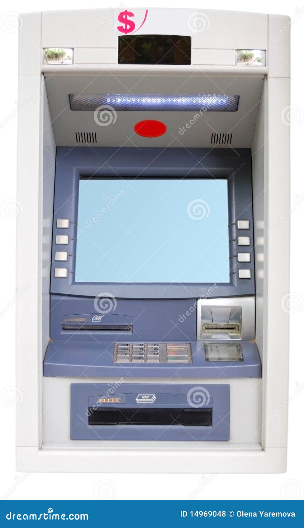 Vending Machine-ATM stock photo. Image of identity, operation - 14969048