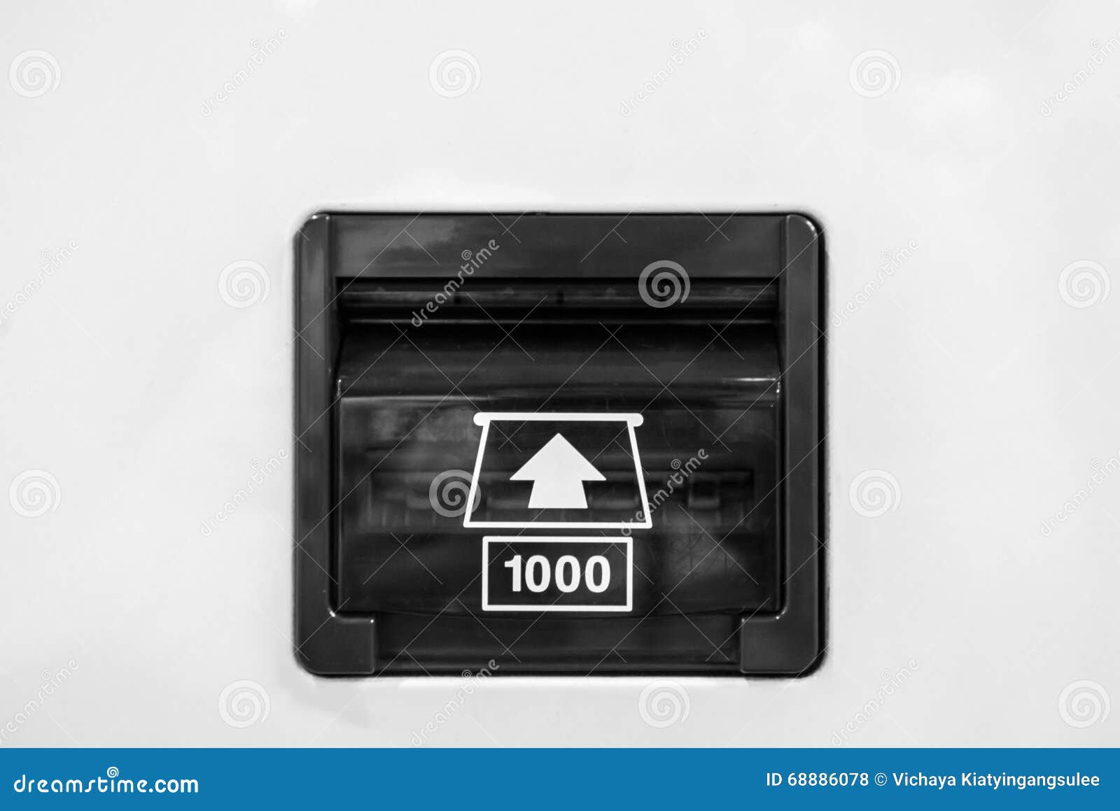 Vending Machine Banknote Insert Stock Photo - Image of currency ...