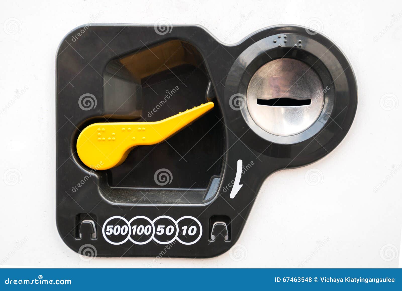 Vending Machine Coin Insert Stock Photo - Image of white, closeup: 67463548